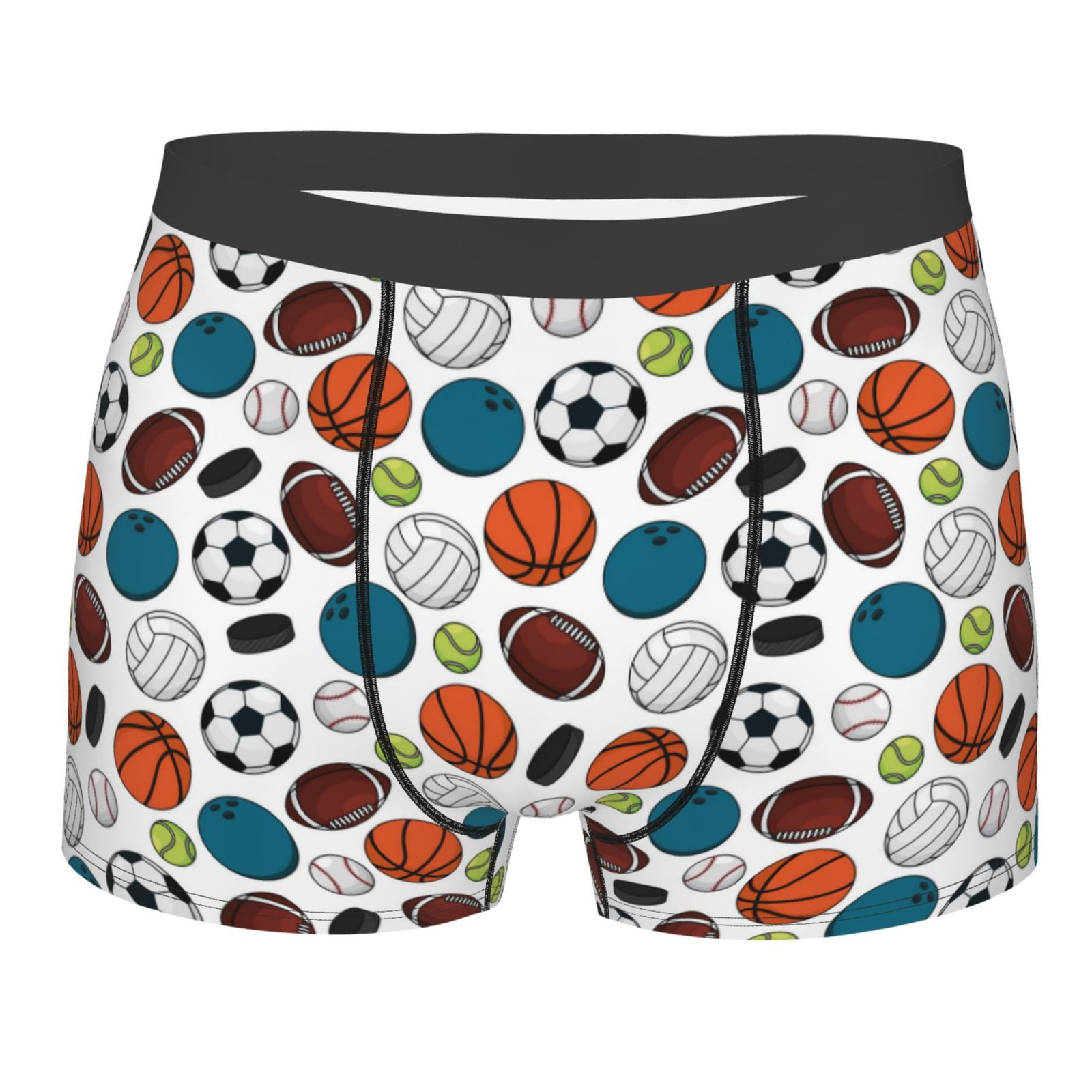 Cauagu Color Balls Print Boxer Briefs for Men,Comfortable Breathable ...