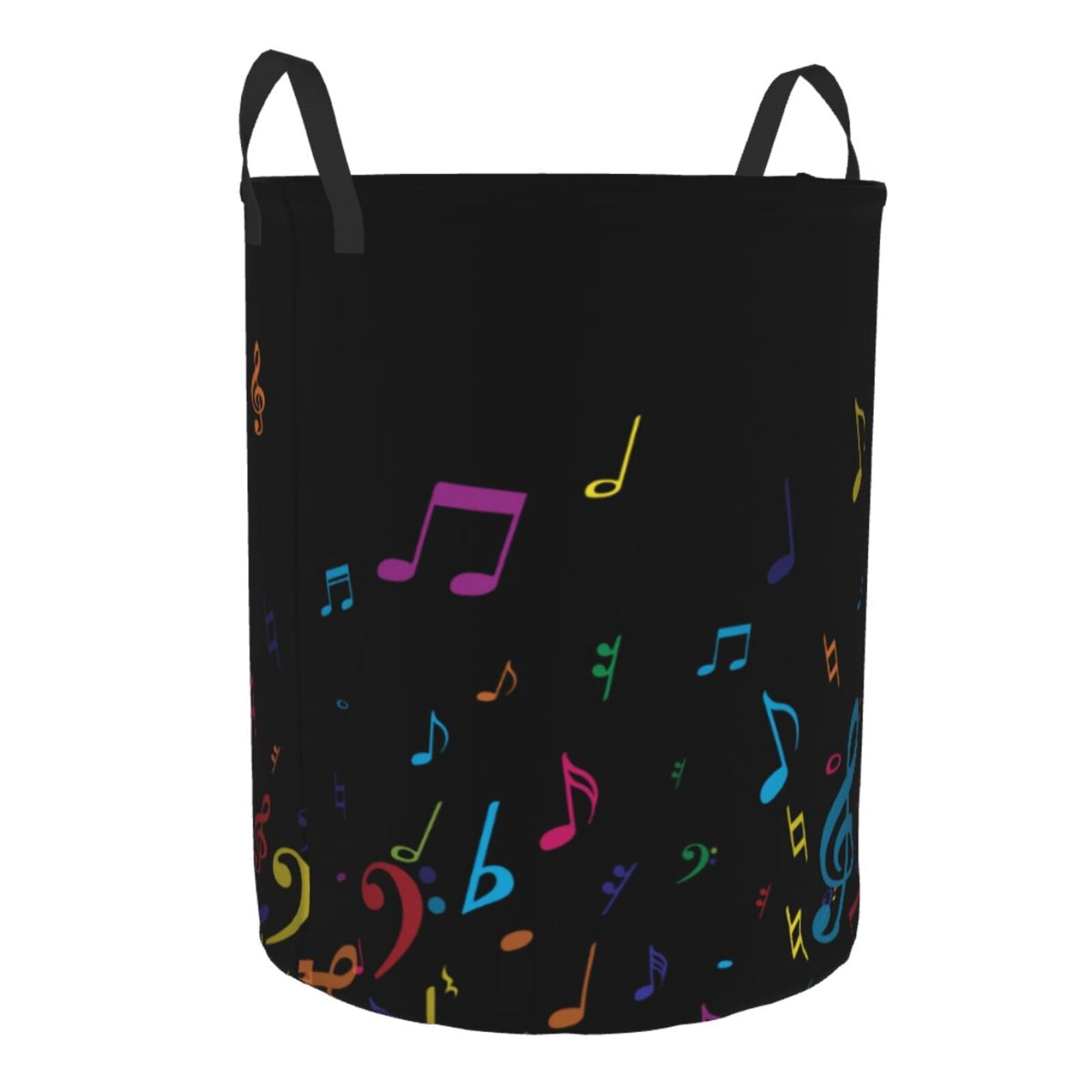 Cauagu Color Musical Notes for Laundry Basket,Collapsible Organizer ...