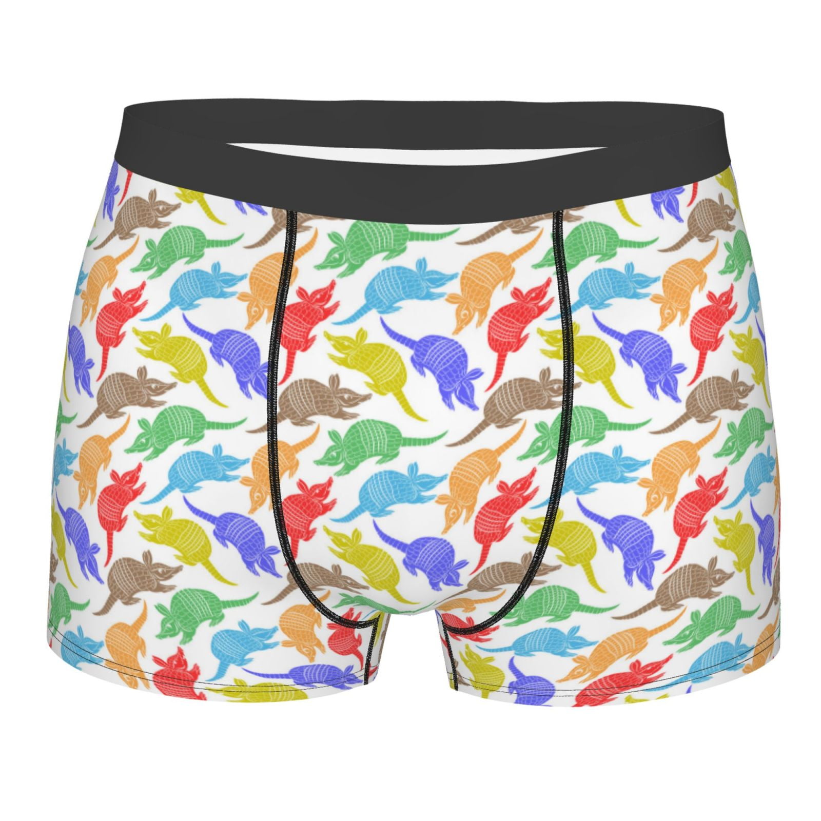 Cauagu Colored Armadillos Print Boxer Briefs for Men,Comfortable ...