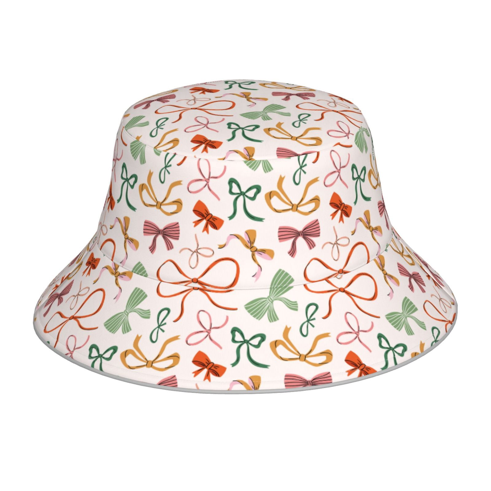 Cauagu Colorful Bow Knots for Unisex Bucket Hat,Outdoor Summer Beach ...