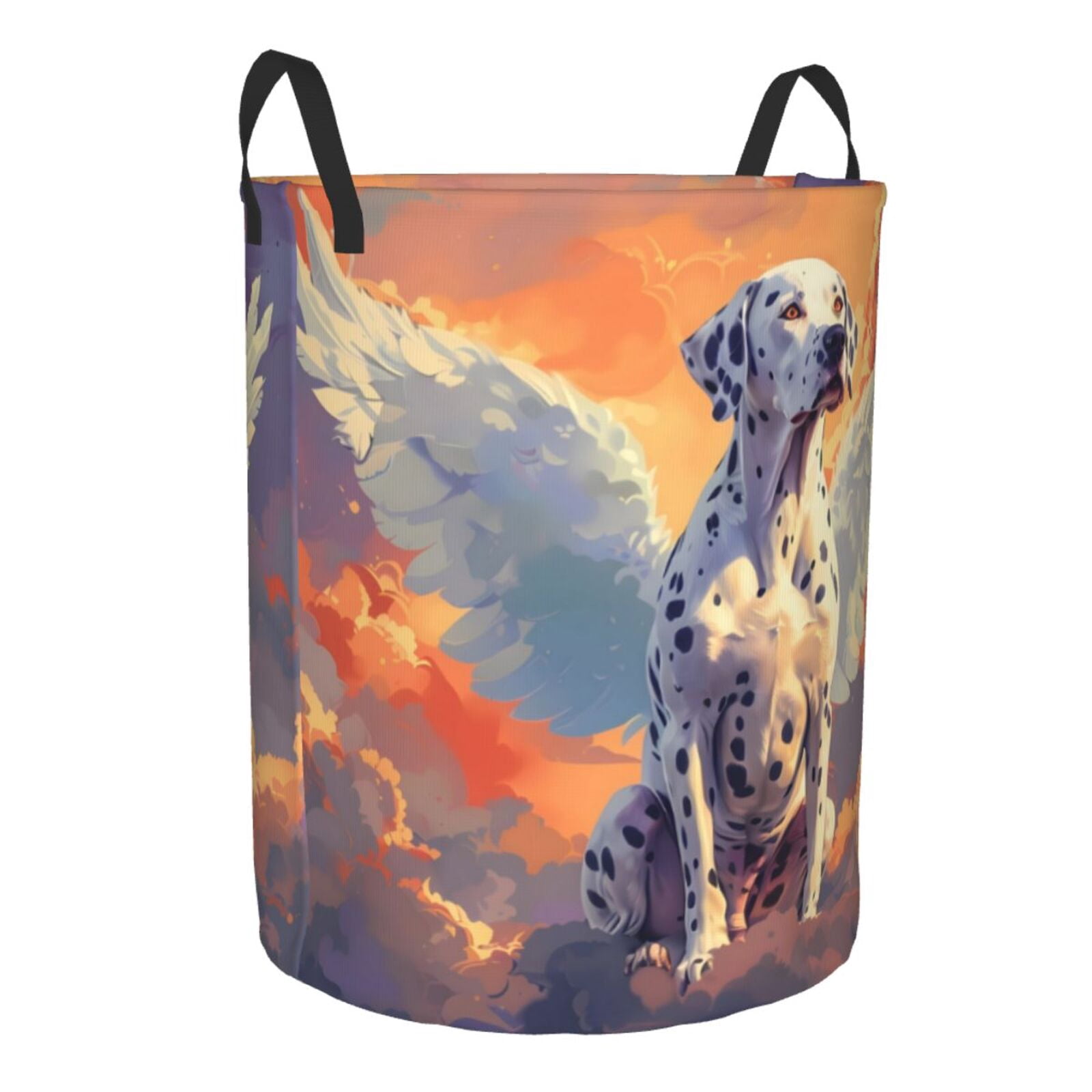 Cauagu Colorful Cloud Spotted Dog for Laundry Basket,Collapsible ...