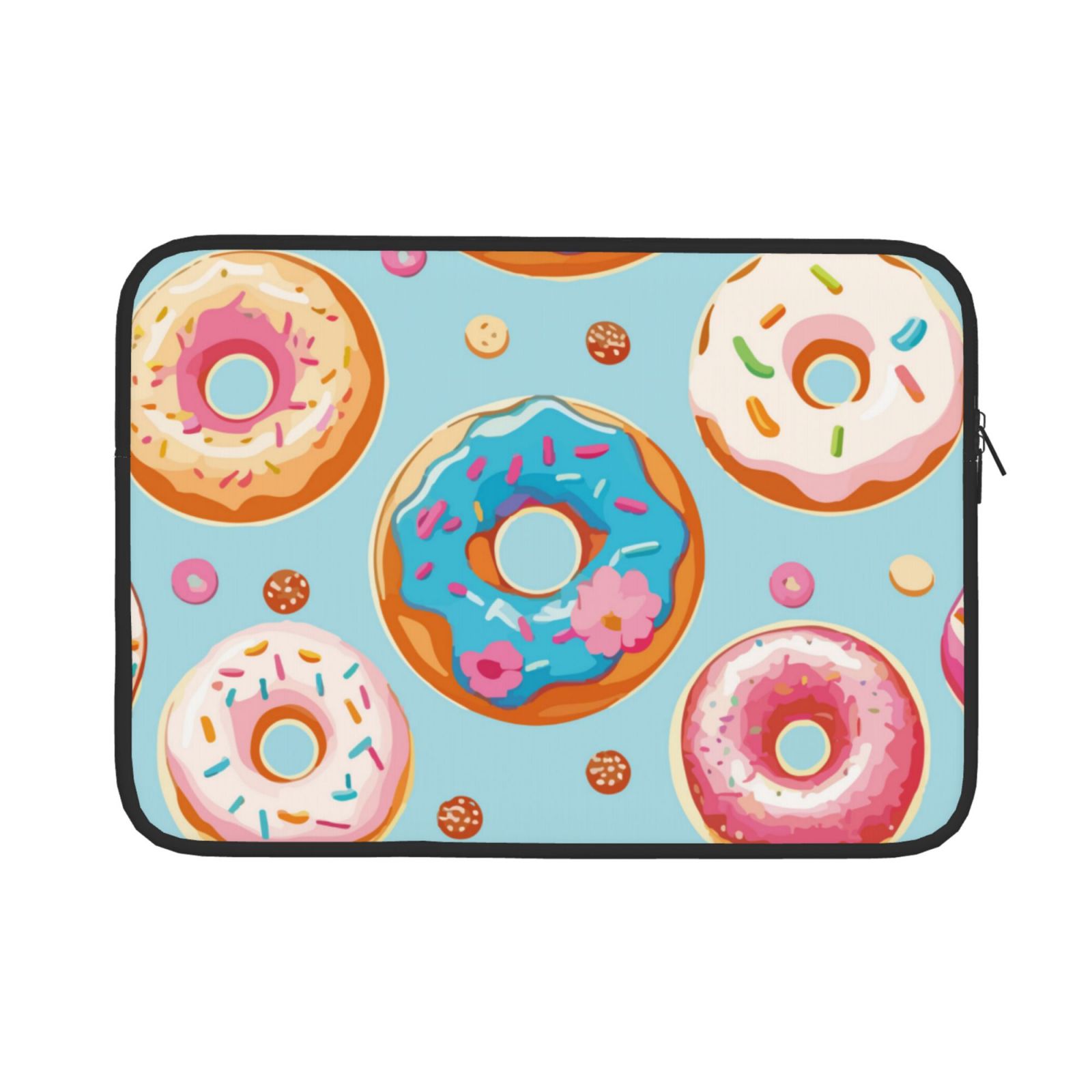 Cauagu Colorful Donut Print Laptop Sleeve Case, Laptop Cover Portable ...