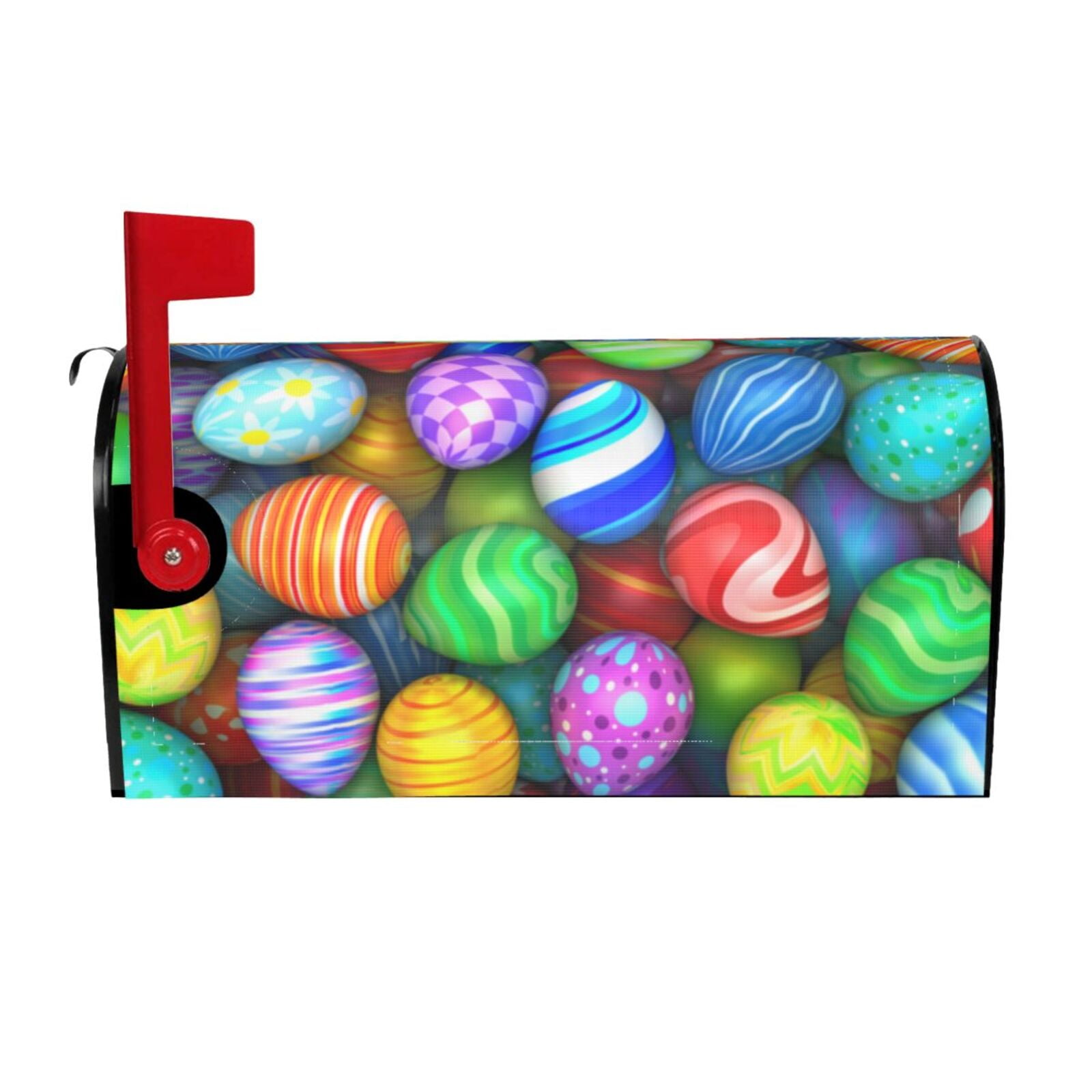 Cauagu Colorful Easter Eggs1 Pattern Magnetic Mailbox Covers, Mailbox ...