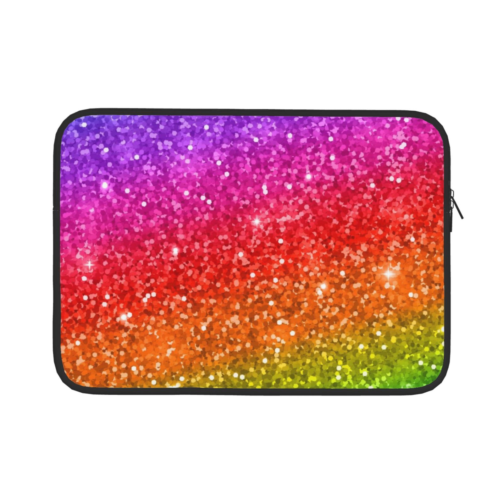 Cauagu Colorful Glitter Print Laptop Sleeve Case, Laptop Cover Portable ...