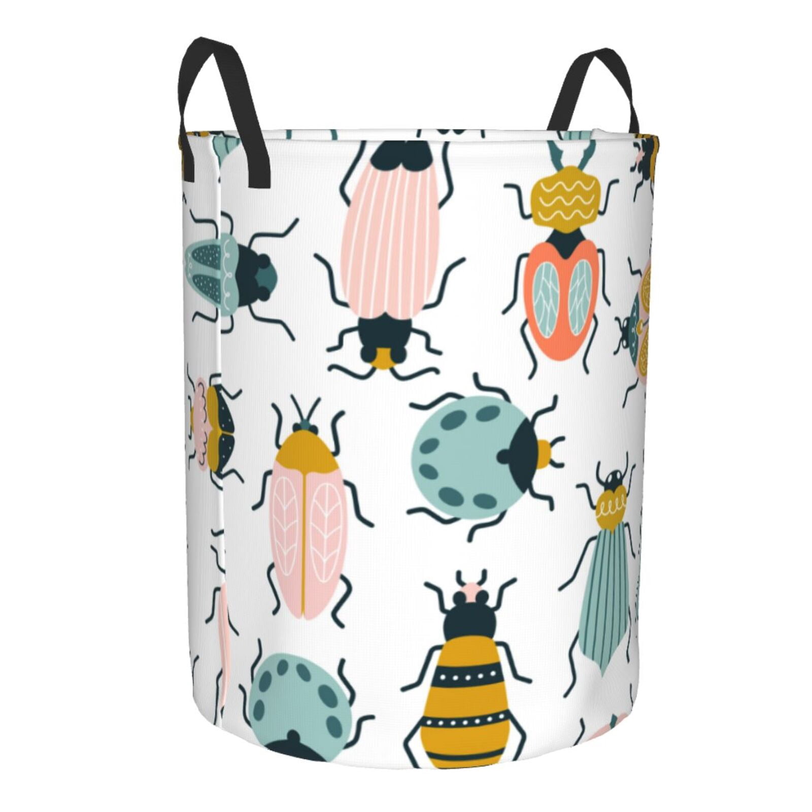 Cauagu Colorful Insects for Laundry Basket,Collapsible Organizer Basket ...