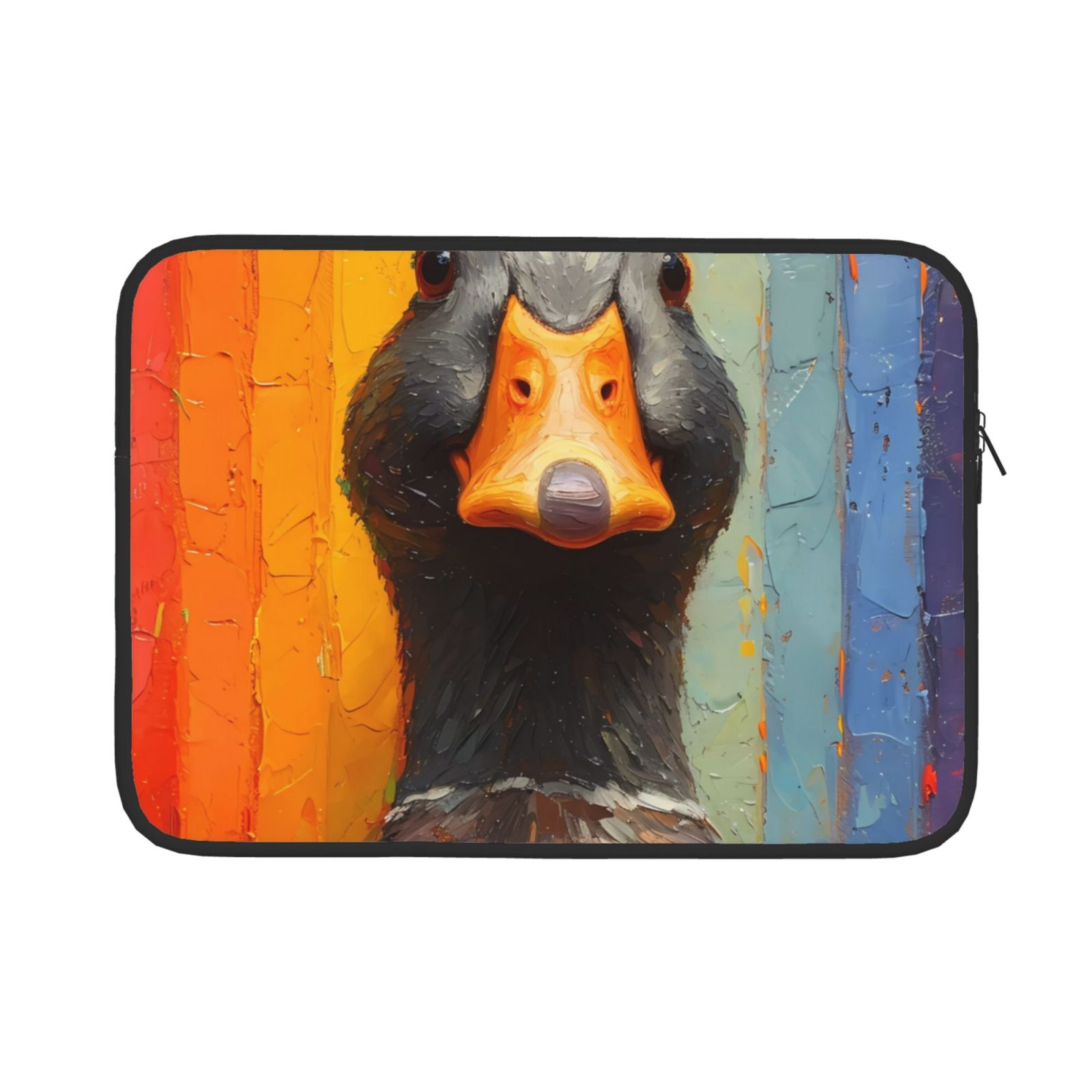 Cauagu Colorful Painted Duck Print Laptop Sleeve Case, Laptop Cover ...