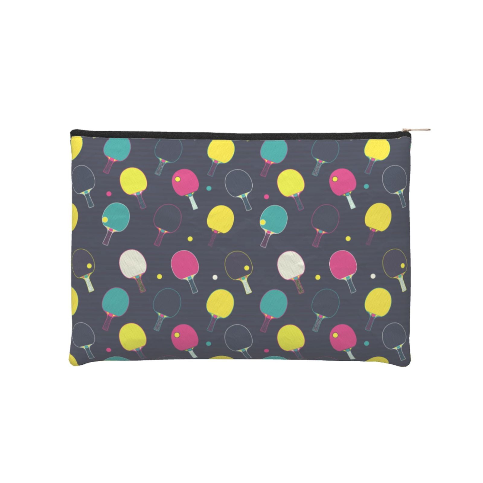 Cauagu Colorful Ping Pong Rackets for Tyvek Makeup Bag,Reusable Travel ...