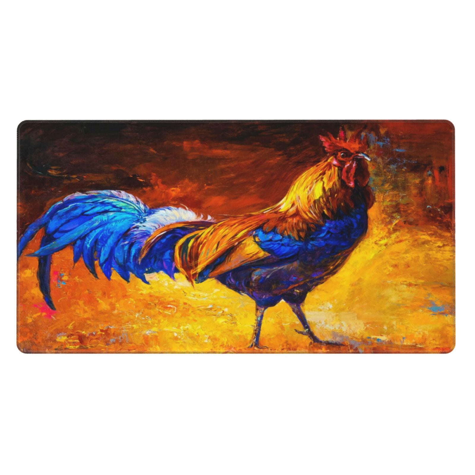 Cauagu Colorful Rooster for Large Mouse Pad,XXL Extended Gaming Mouse ...