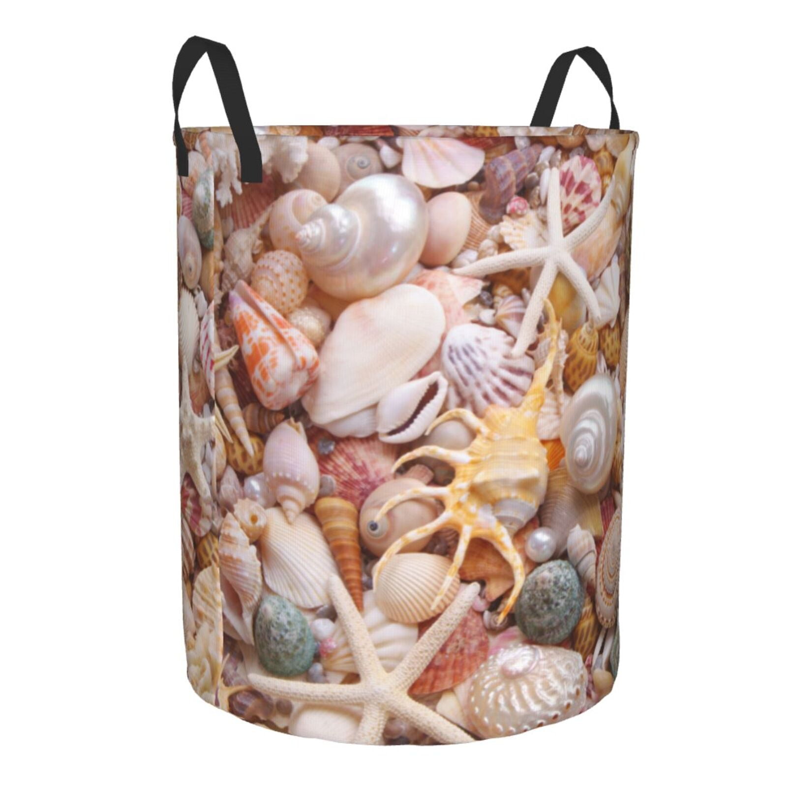 Cauagu Colorful Seashells for Laundry Basket,Collapsible Organizer ...