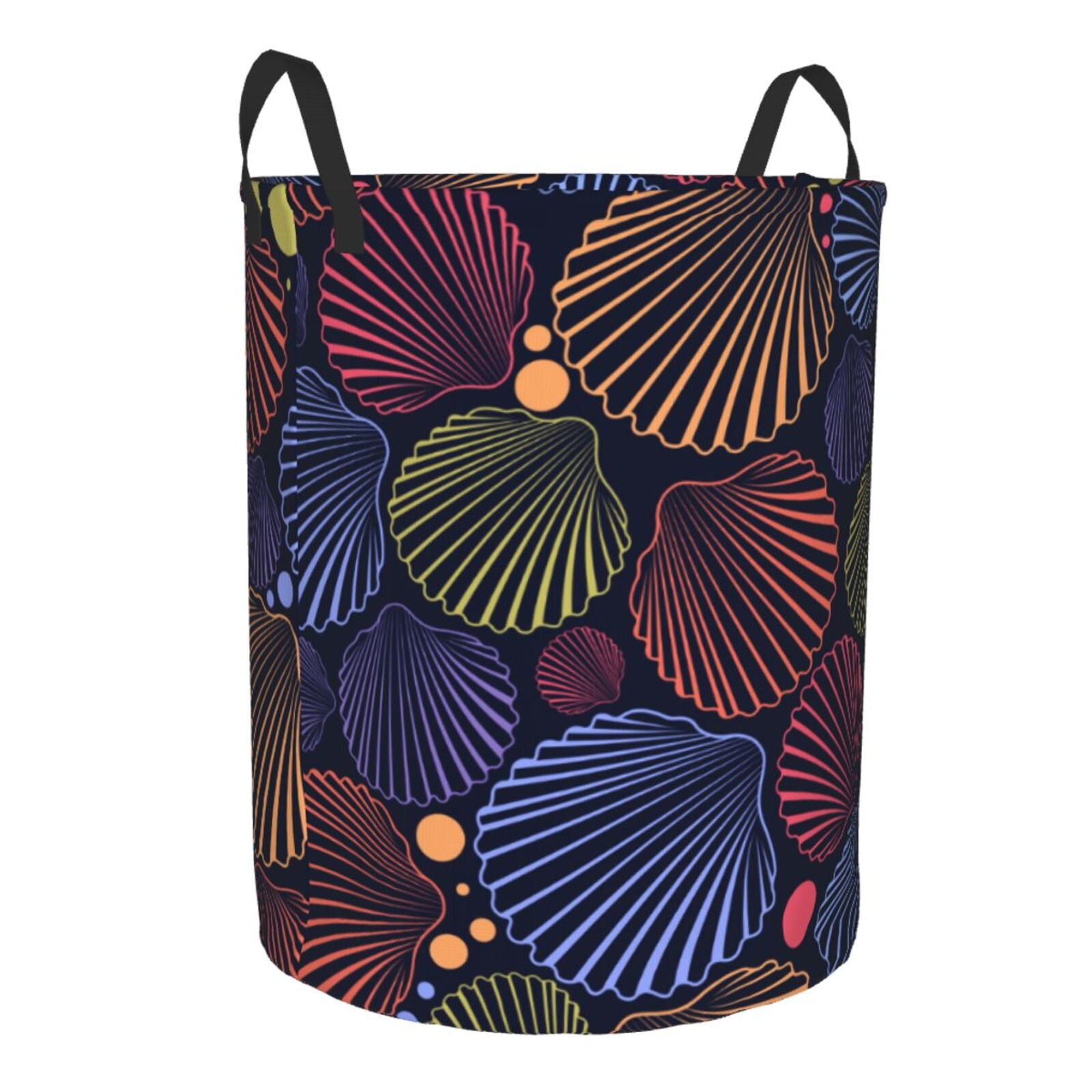 Cauagu Colorful Shells for Laundry Basket,Collapsible Organizer Basket ...