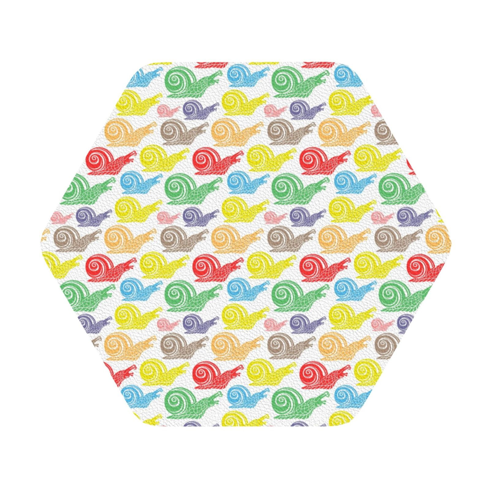 Cauagu Colorful Snails for Round Coaster,Drink Coasters Set of 4 ...