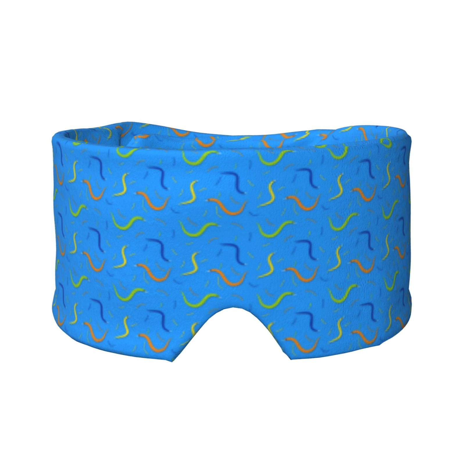 Cauagu Colorful Snake Print Blocking Sleep Eye Masks- Blackout Sleep ...