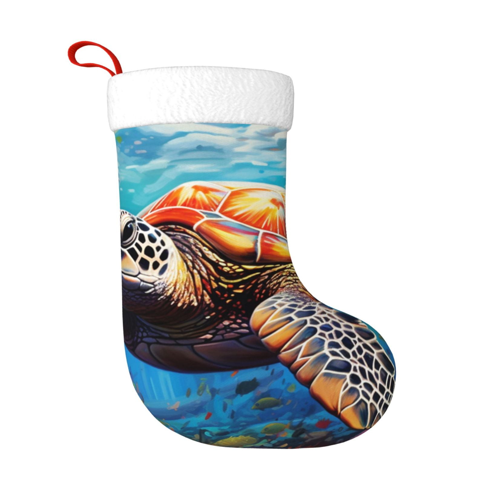 Cauagu Colorful Underwater Sea Turtle for Christmas Stockings,1-Pack ...