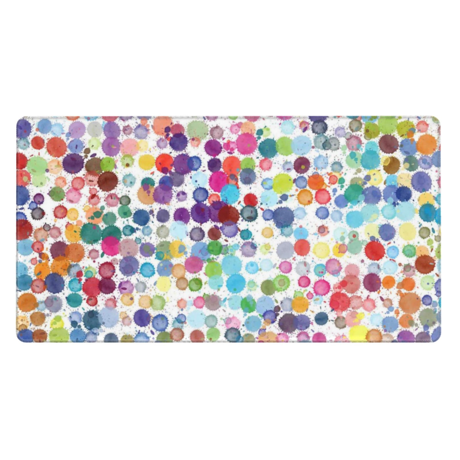 Cauagu Colorful Watercolor Dots for Large Mouse Pad,XXL Extended Gaming ...