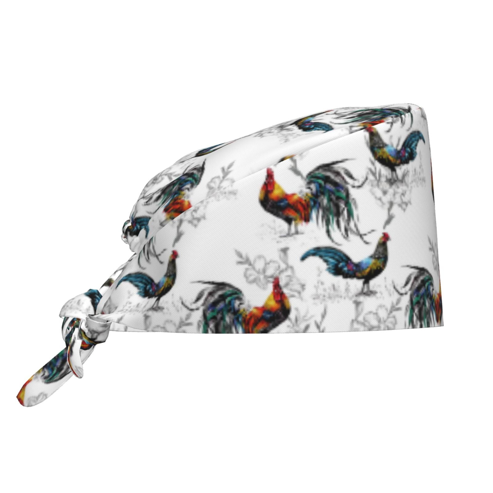 Cauagu Cool Chicken Pattern 1 Pcs Working Caps,Adjustable Working Hats ...