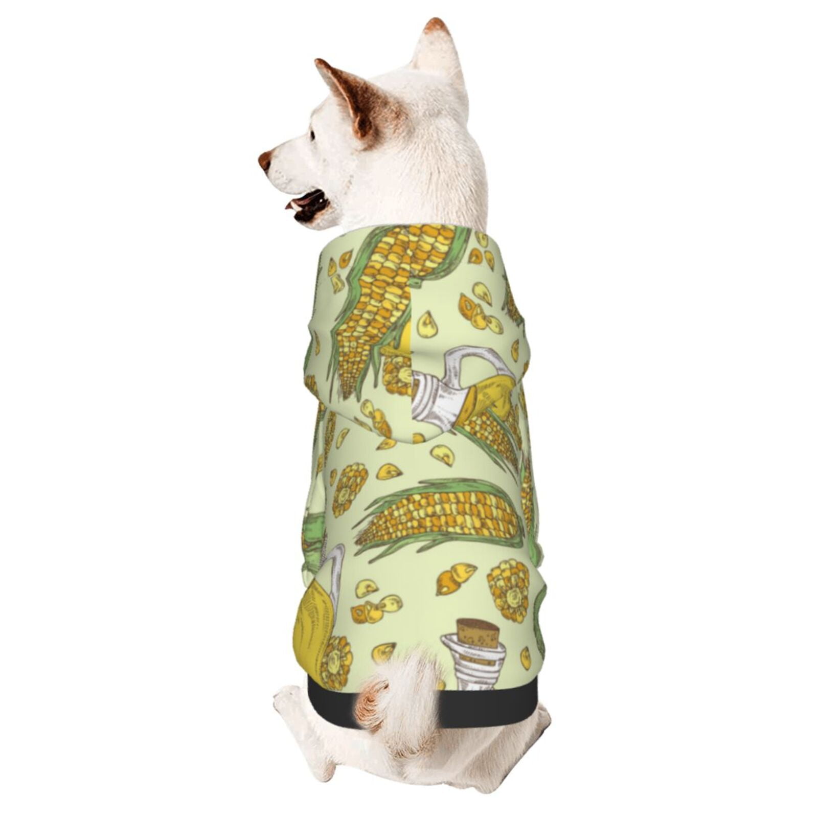 Cauagu Corn And Corn Oil Pattern Winter Pet Hoodie Sweatshirts- Dog ...