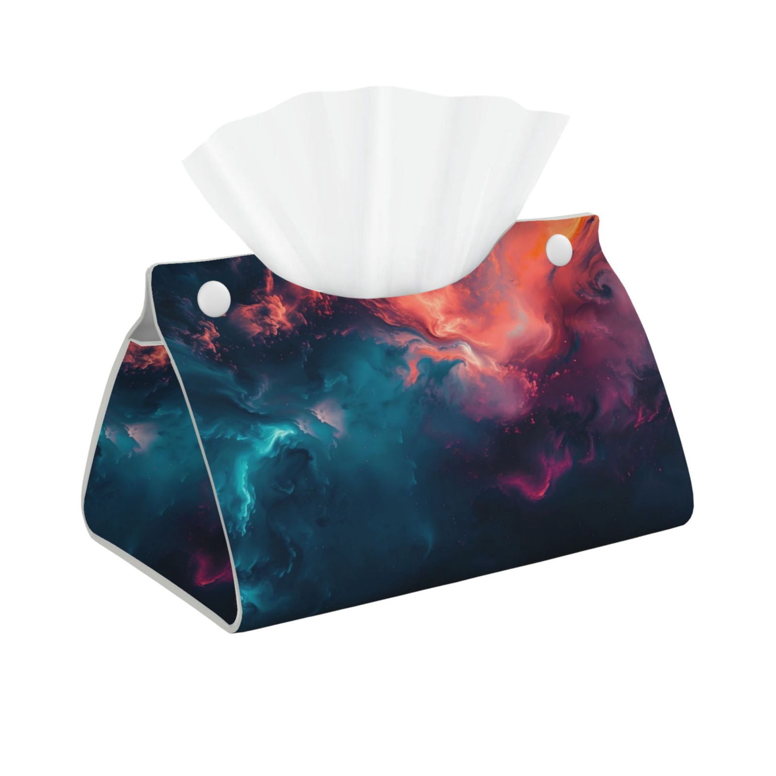 Cauagu Cosmic Paint Swirl for Large Tissue Box Cover Rectangular–Plus ...