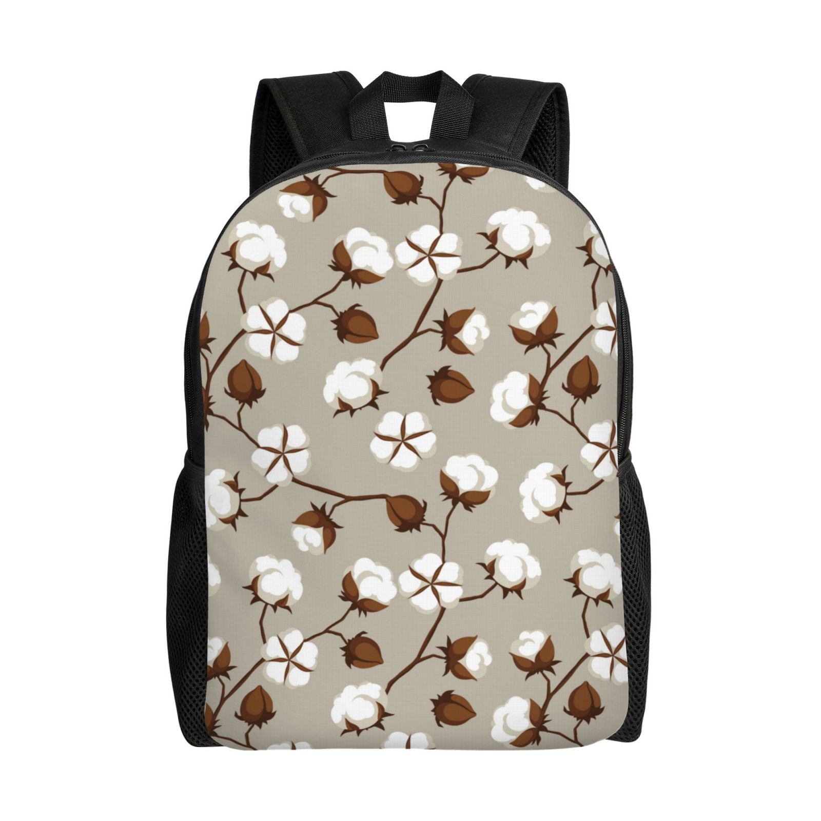 Cauagu Cotton Tree Print Backpacks,Travel Daypack Casual Laptop ...