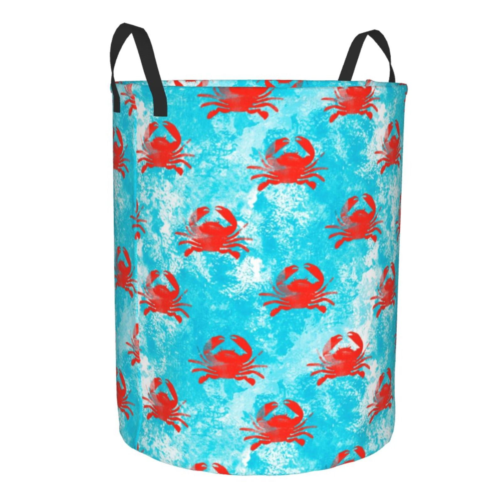 Cauagu Crab Swims In The Ocean for Laundry Basket,Collapsible Organizer ...