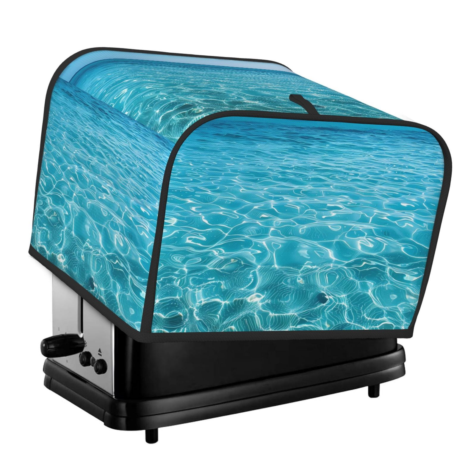 Cauagu Crystal Clear Ocean Waves for 4 Slice Toaster Cover (11.4''×7.9 ...