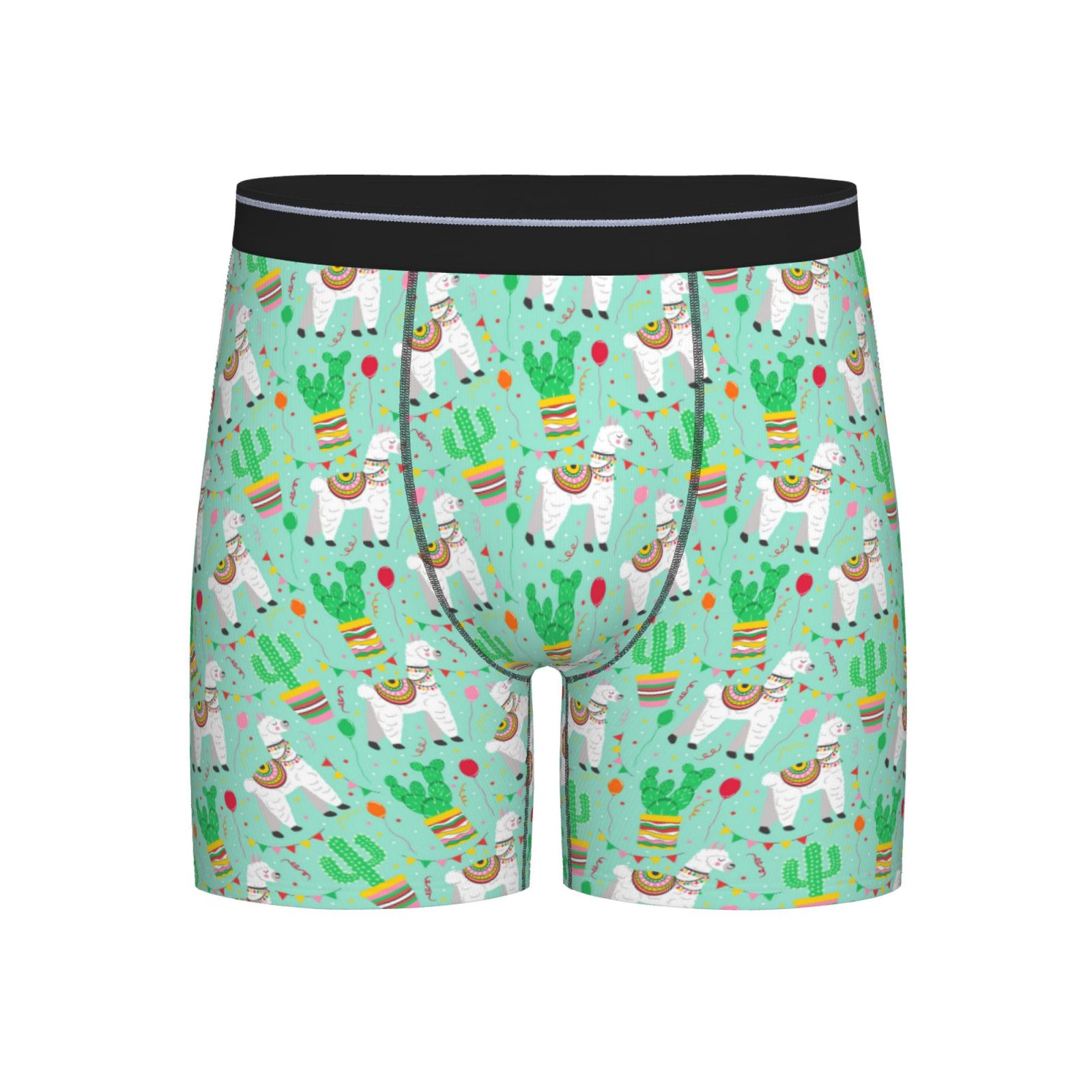 Cauagu Cute Alpaca 1 Print Men's Boxer Briefs, Funny & Cute Underwear ...