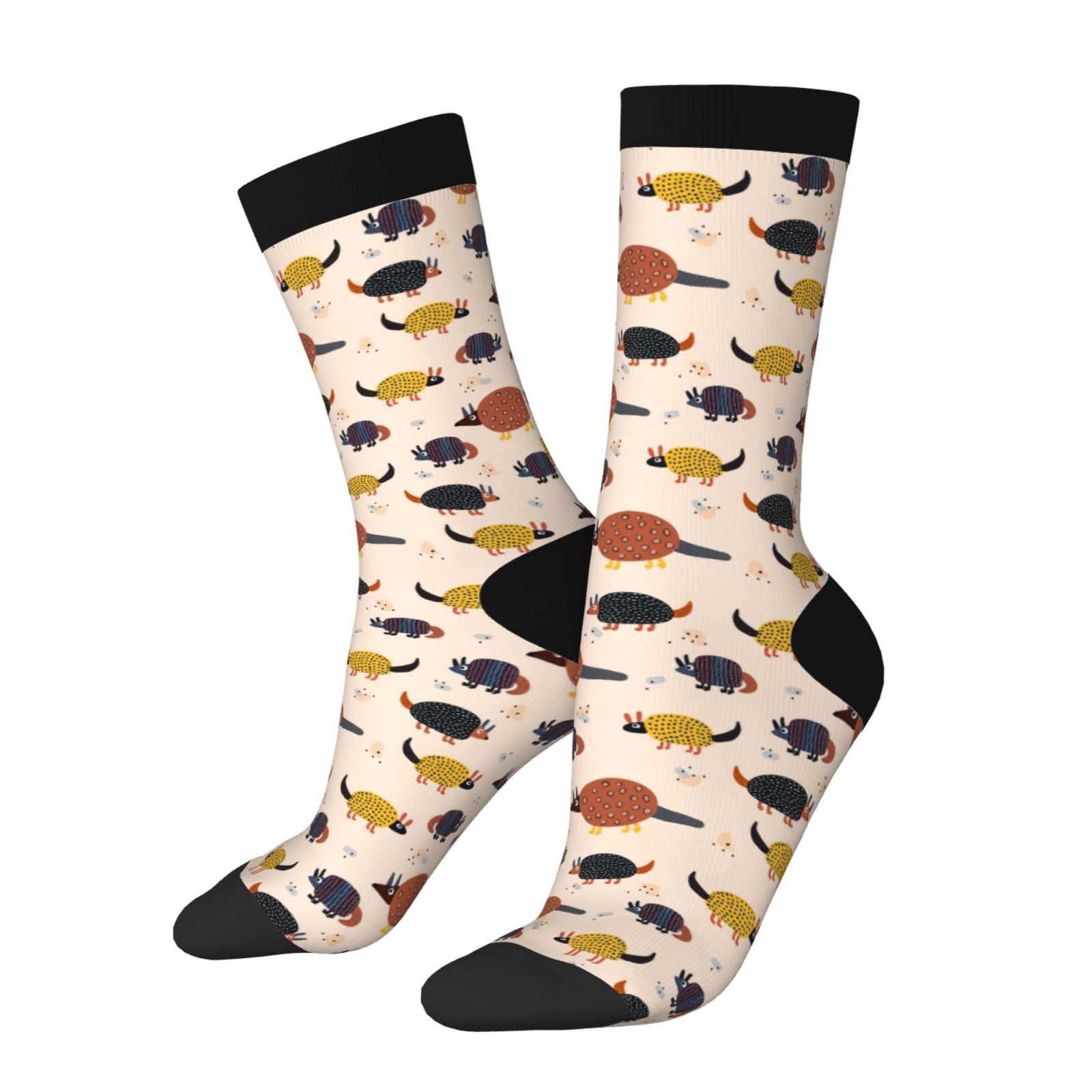 Cauagu Cute Armadillo1 Print Crew Socks for Women and Men,Adult ...