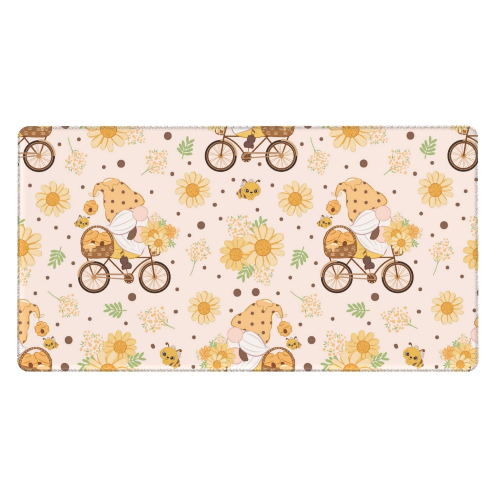 Cauagu Cute Bee Gnome for Large Mouse Pad,XXL Extended Gaming Mouse Mat ...