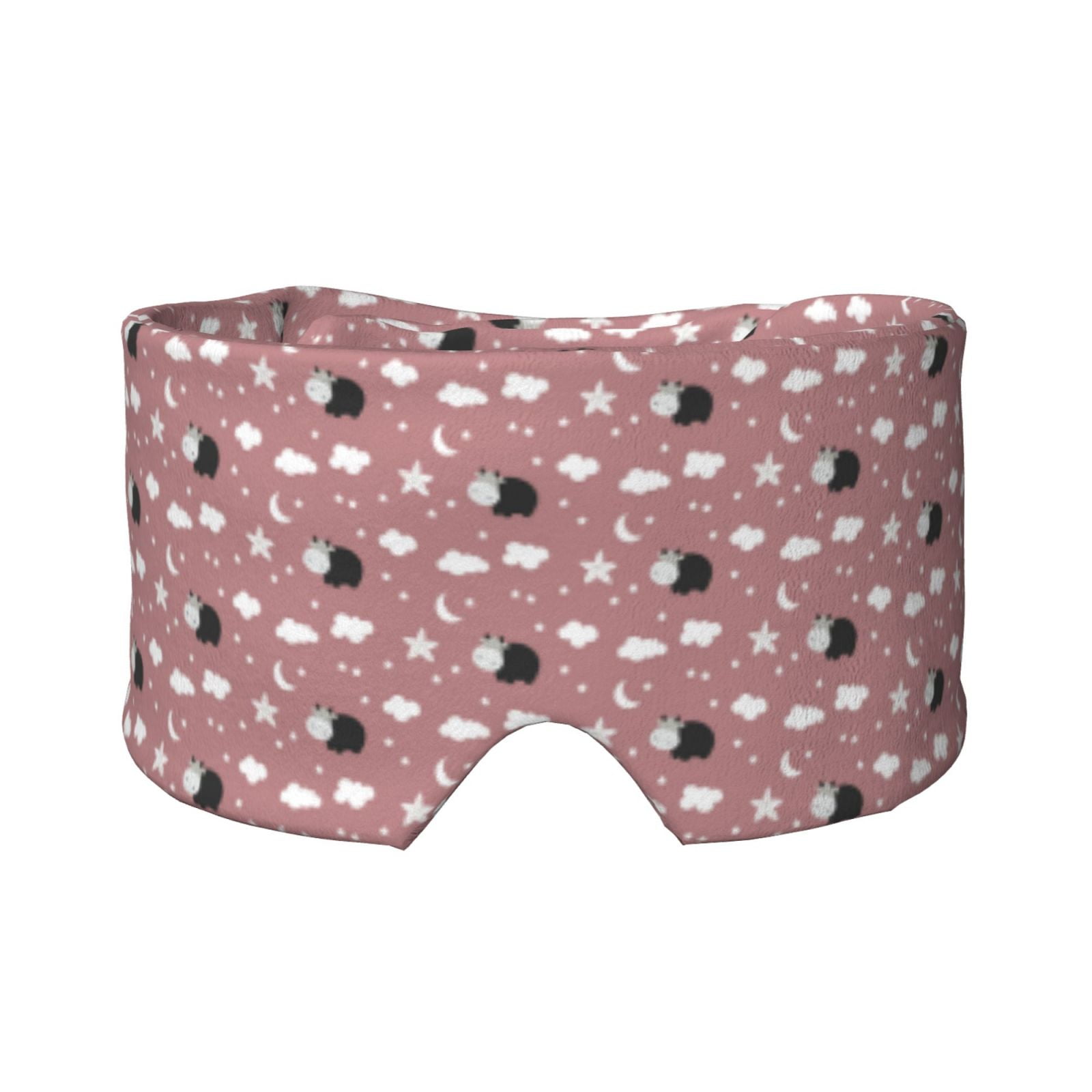 Cauagu Cute Calf Print Blocking Sleep Eye Masks- Blackout Sleep Mask ...