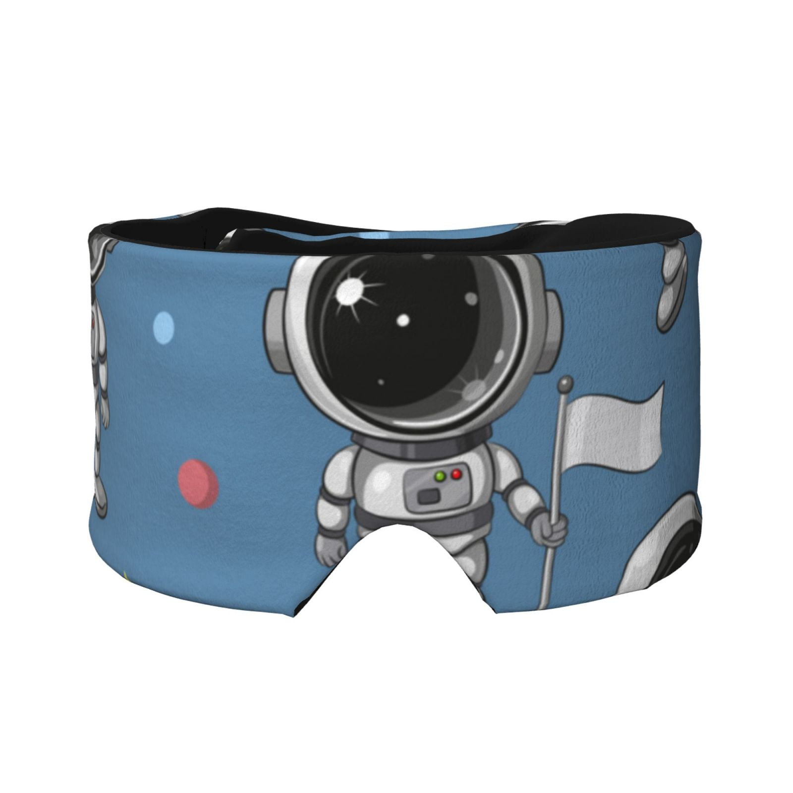 Cauagu Cute Cartoon Astronaut Print Blocking Sleep Eye Masks- Blackout ...