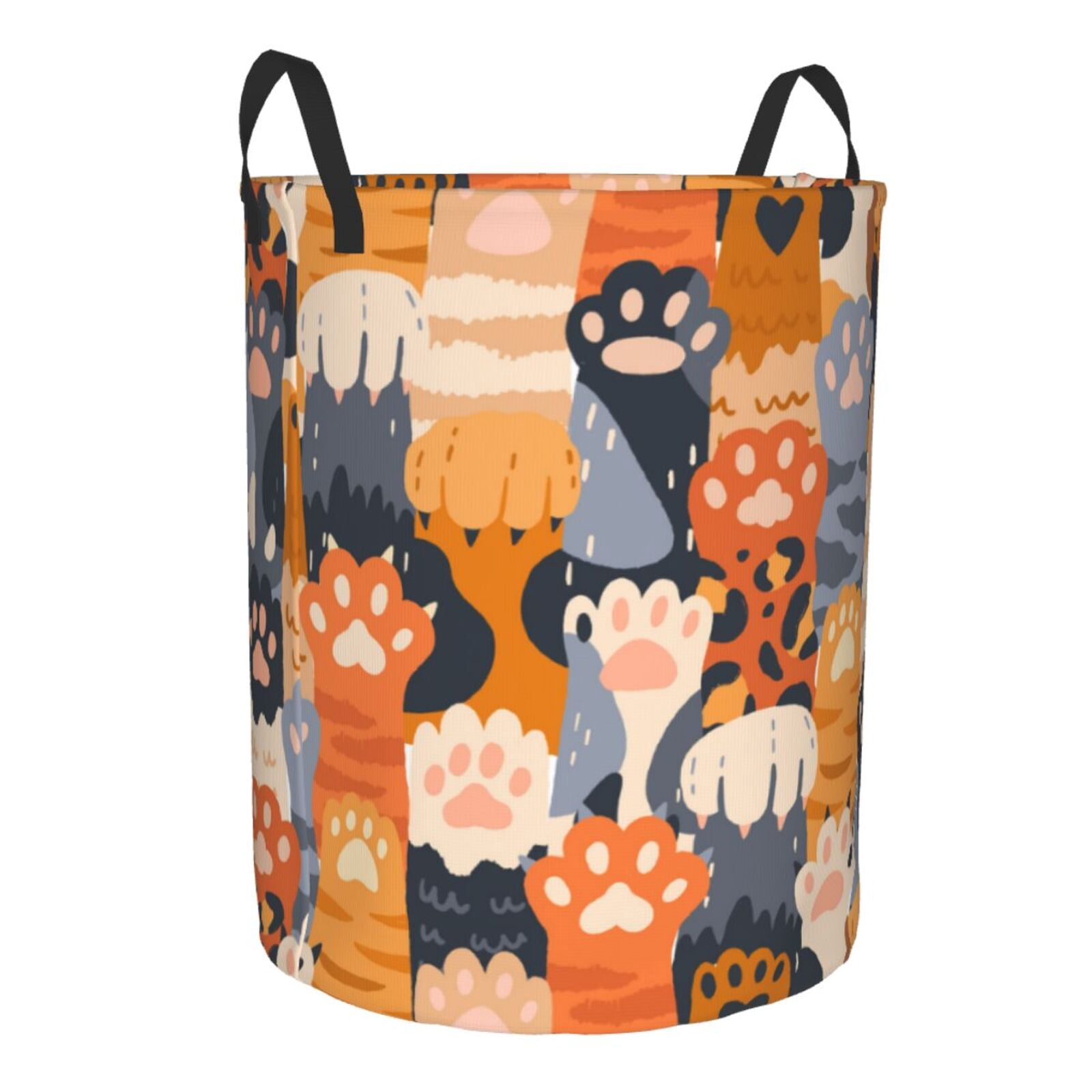 Cauagu Cute Cat Paw for Laundry Basket,Collapsible Organizer Basket for ...