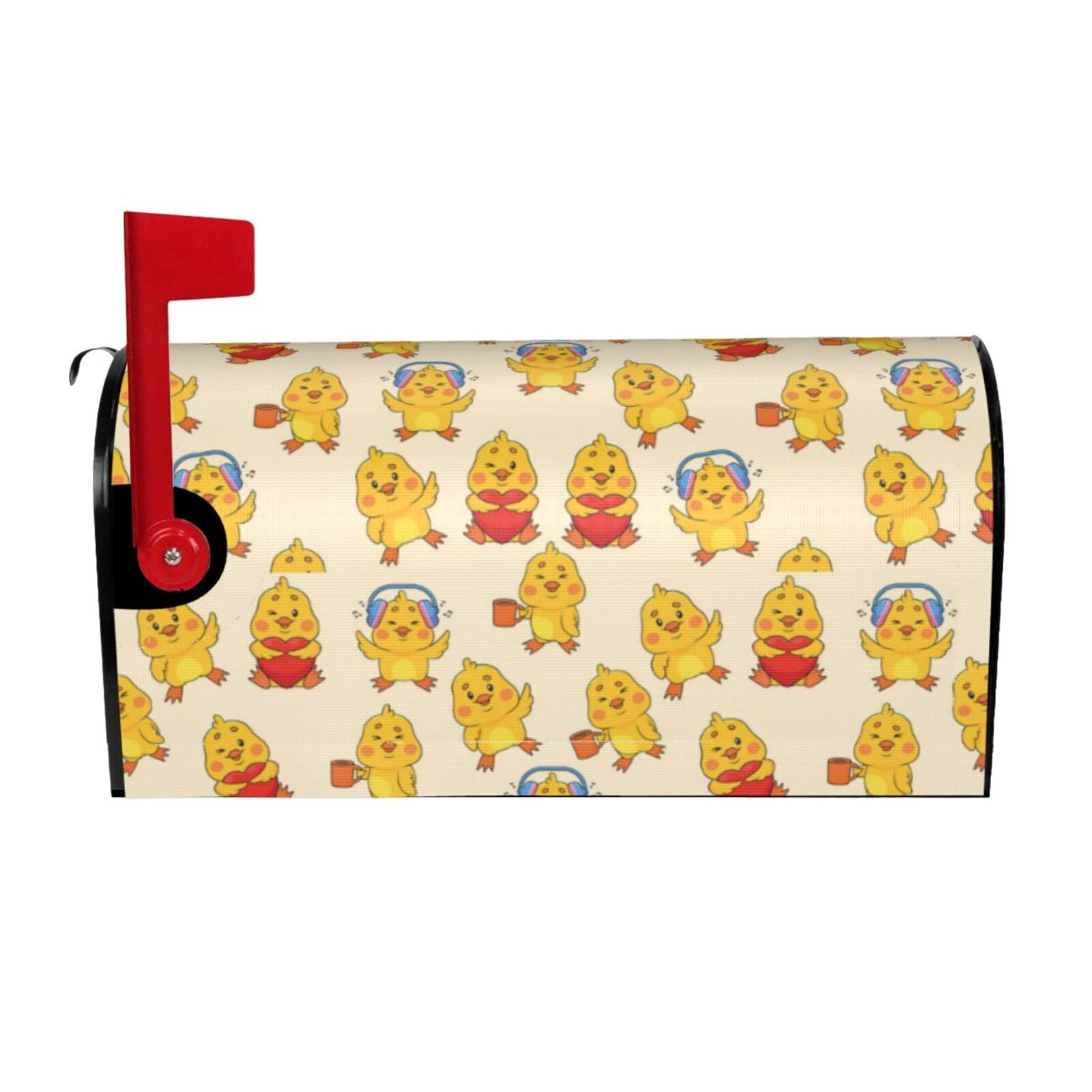 Cauagu Cute Chicken Pattern Magnetic Mailbox Covers, Mailbox Cover ...