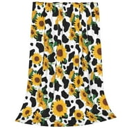 Cute Cow Print Blanket Bedding Cow Decor for Couch Sofa Cows Gifts for ...