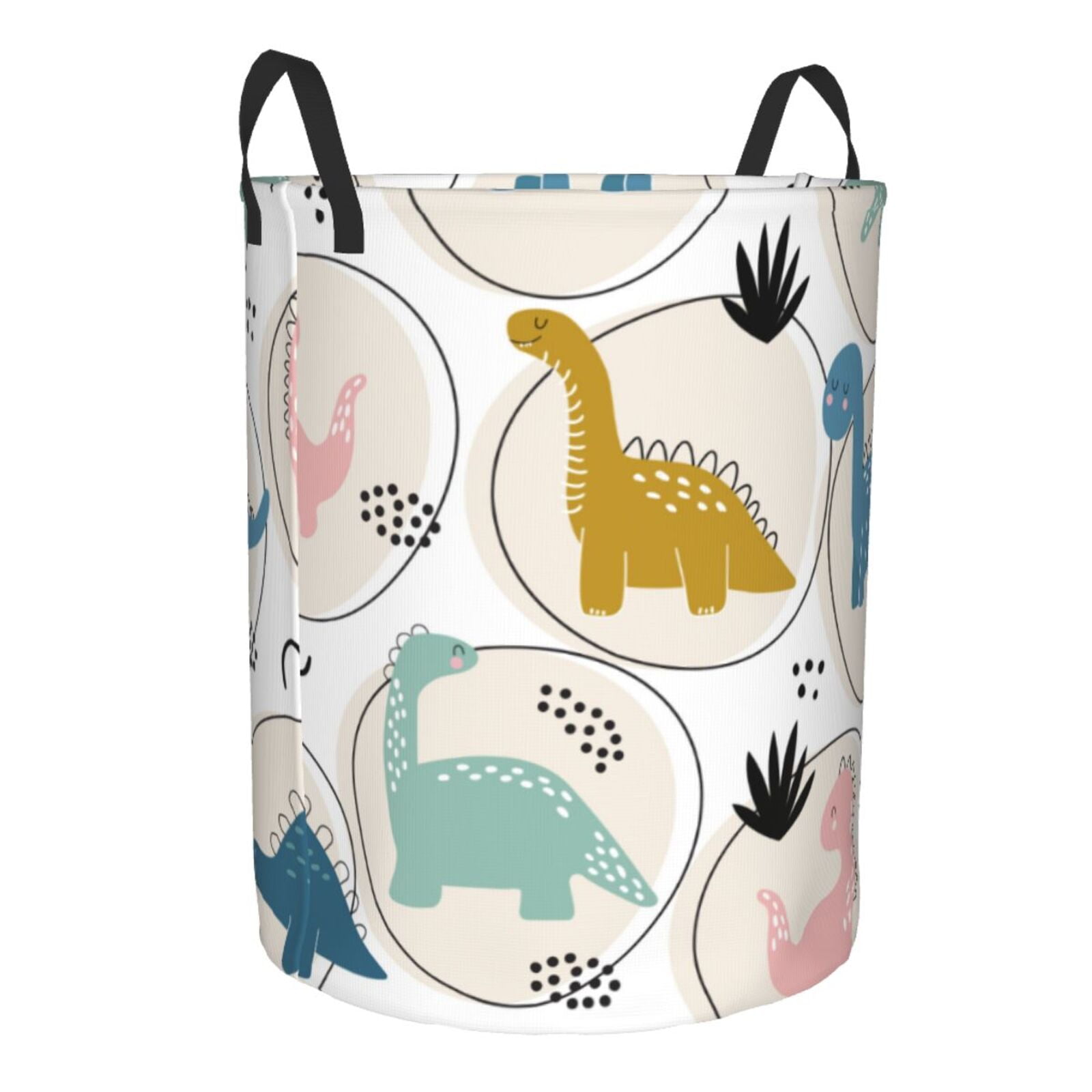 Cauagu Cute Dinosaurs for Laundry Basket,Collapsible Organizer Basket ...