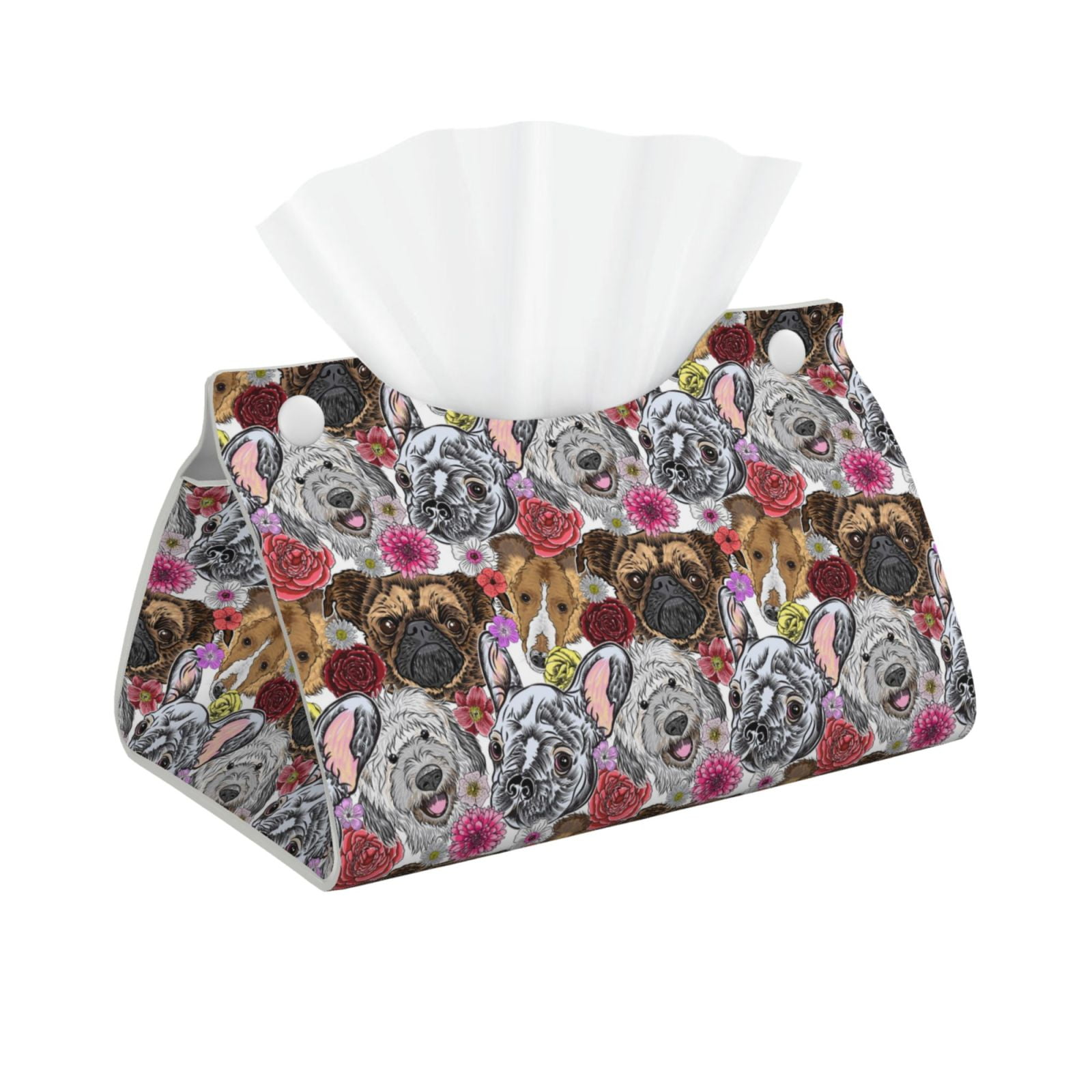 Cauagu Cute Dogs Puppy1 for Large Tissue Box Cover Rectangular–Plus ...