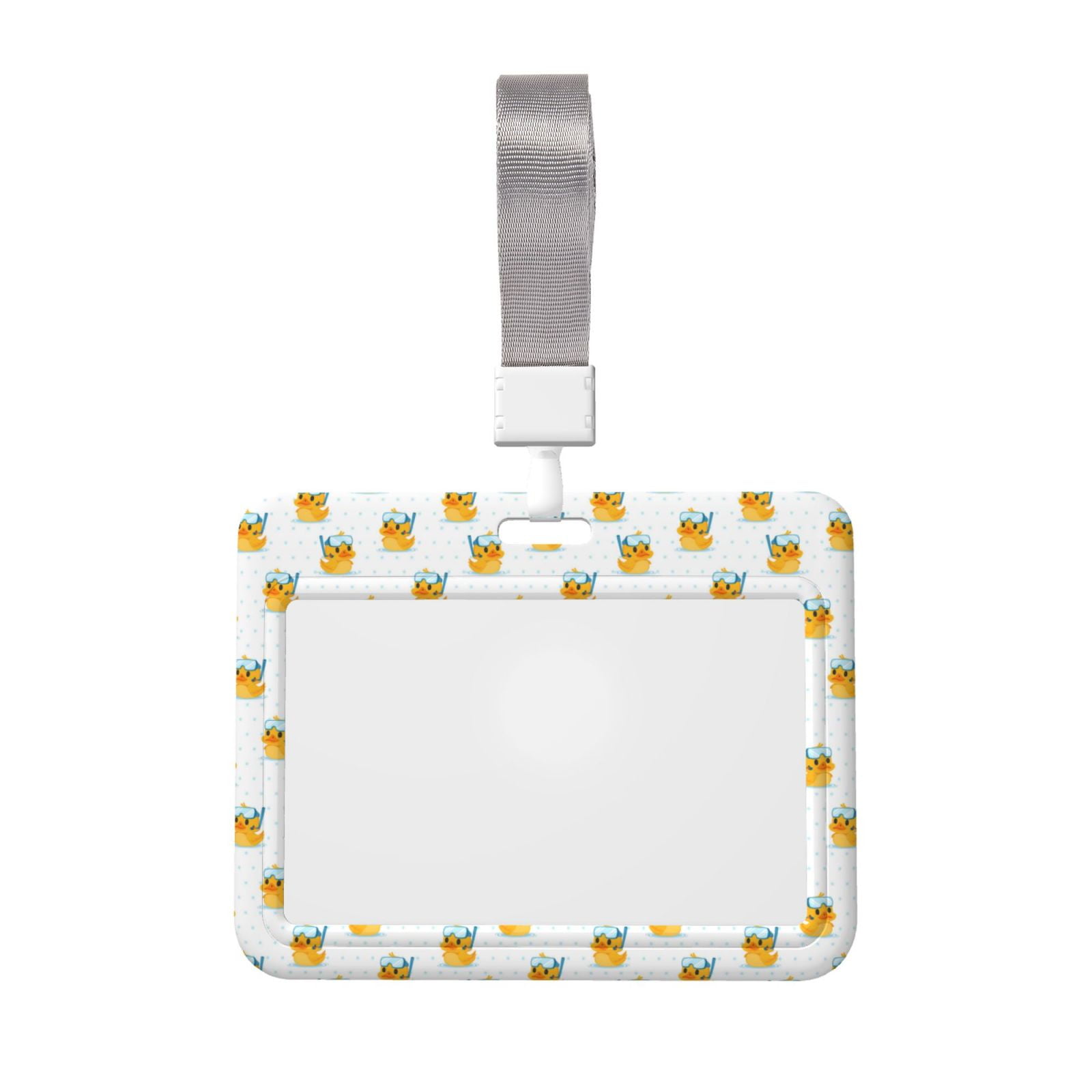 Cauagu Cute Duck Diver for ID Badge Holder,Badge Holder with Windows ...