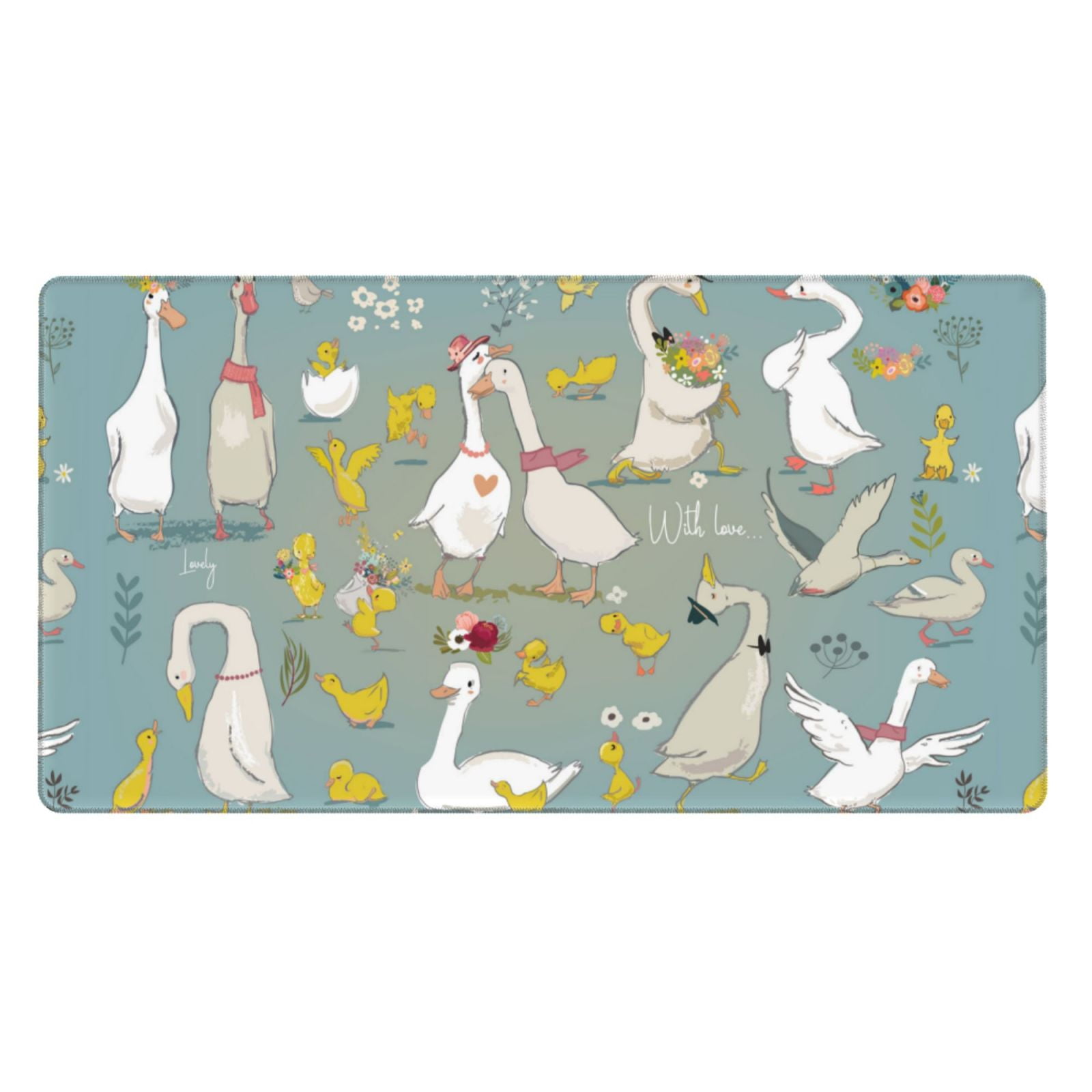 Cauagu Cute Farm Birds for Large Mouse Pad,XXL Extended Gaming Mouse ...