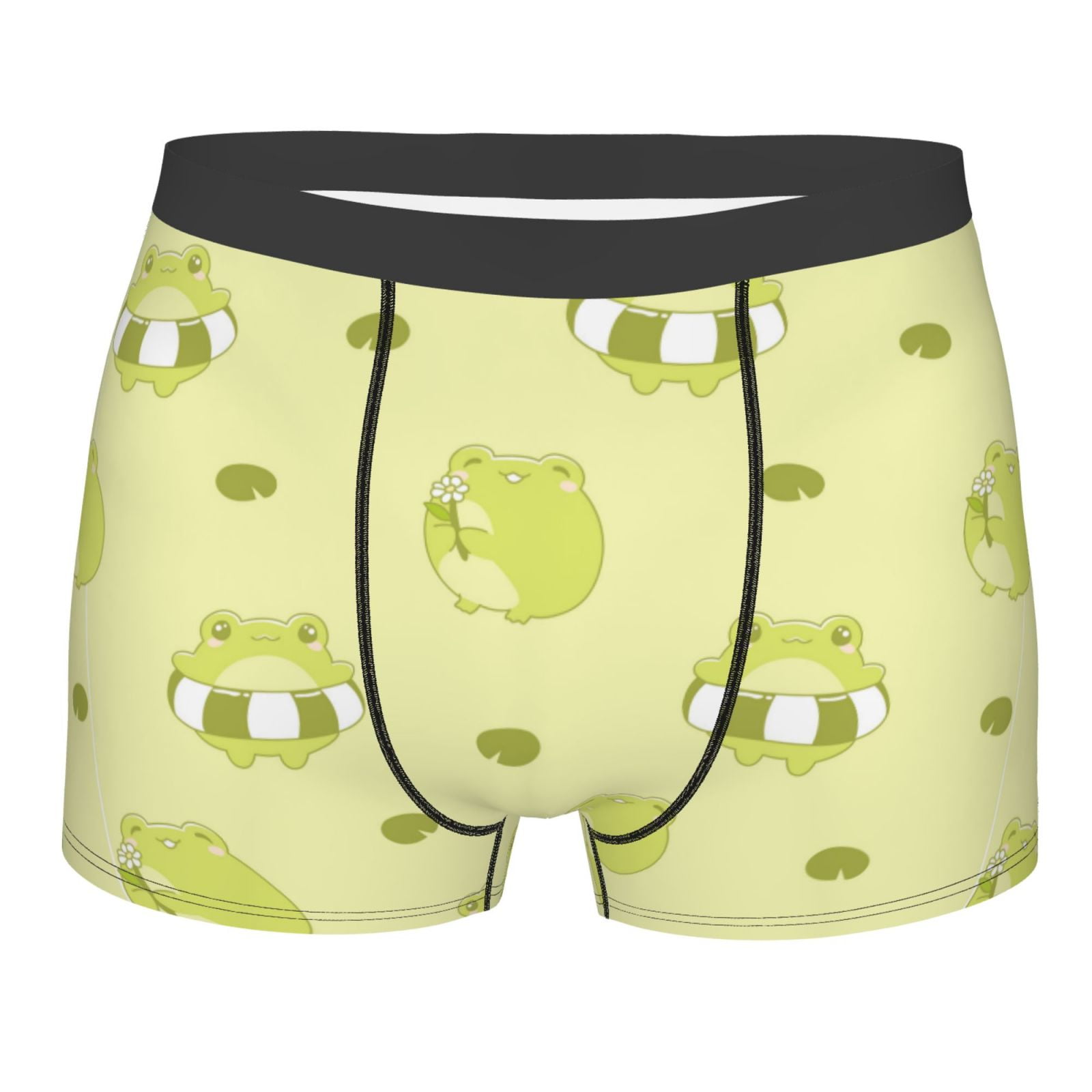 Cauagu Cute Frog3 Print Boxer Briefs for Men,Comfortable Breathable Men ...