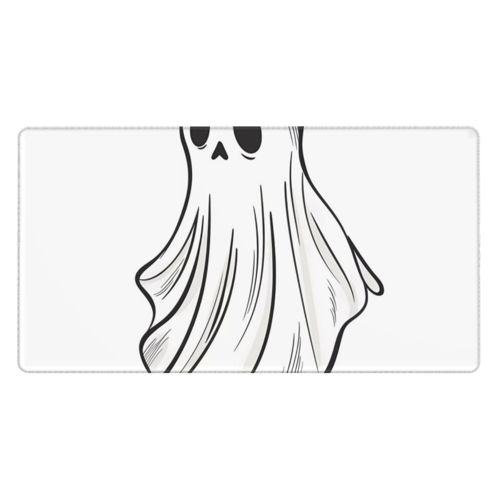 Cauagu Cute Ghost Simple Drawing for Large Mouse Pad,XXL Extended ...
