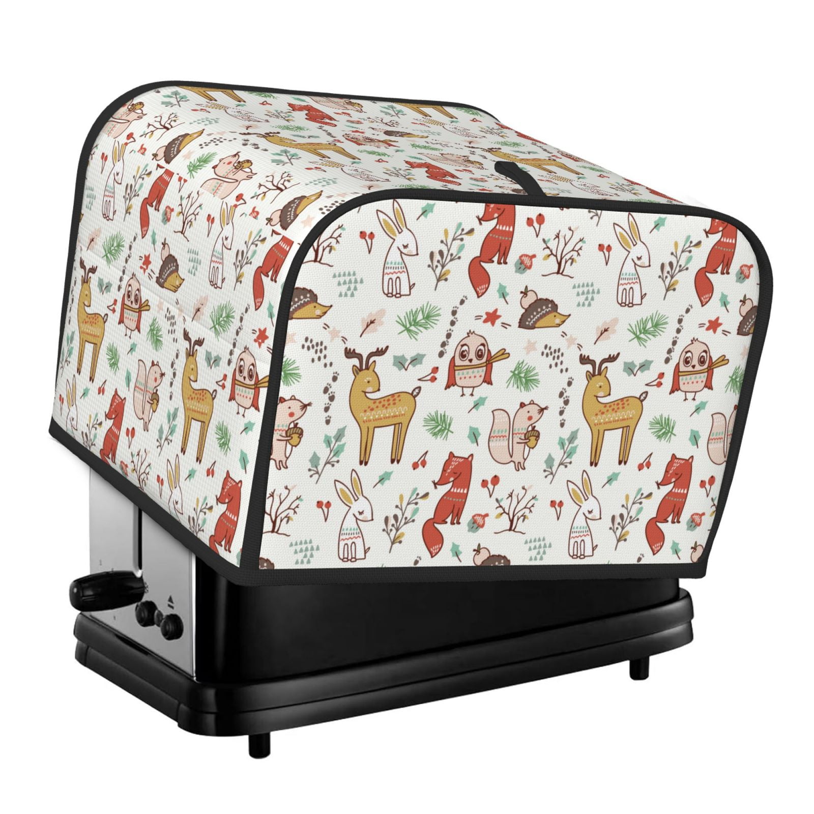 Cauagu Cute Little Animals for 4 Slice Toaster Cover (11.4''×7.9''×7.5 ...