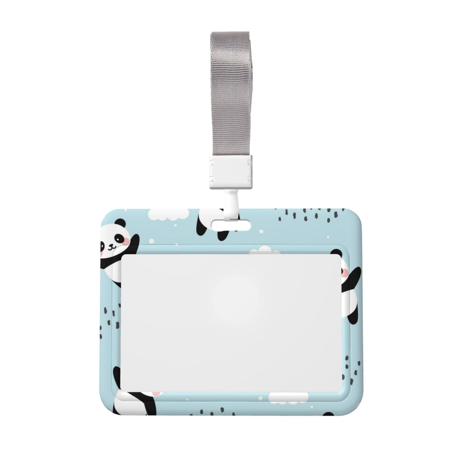 Cauagu Cute Panda Bear for ID Badge Holder,Badge Holder with Windows ...
