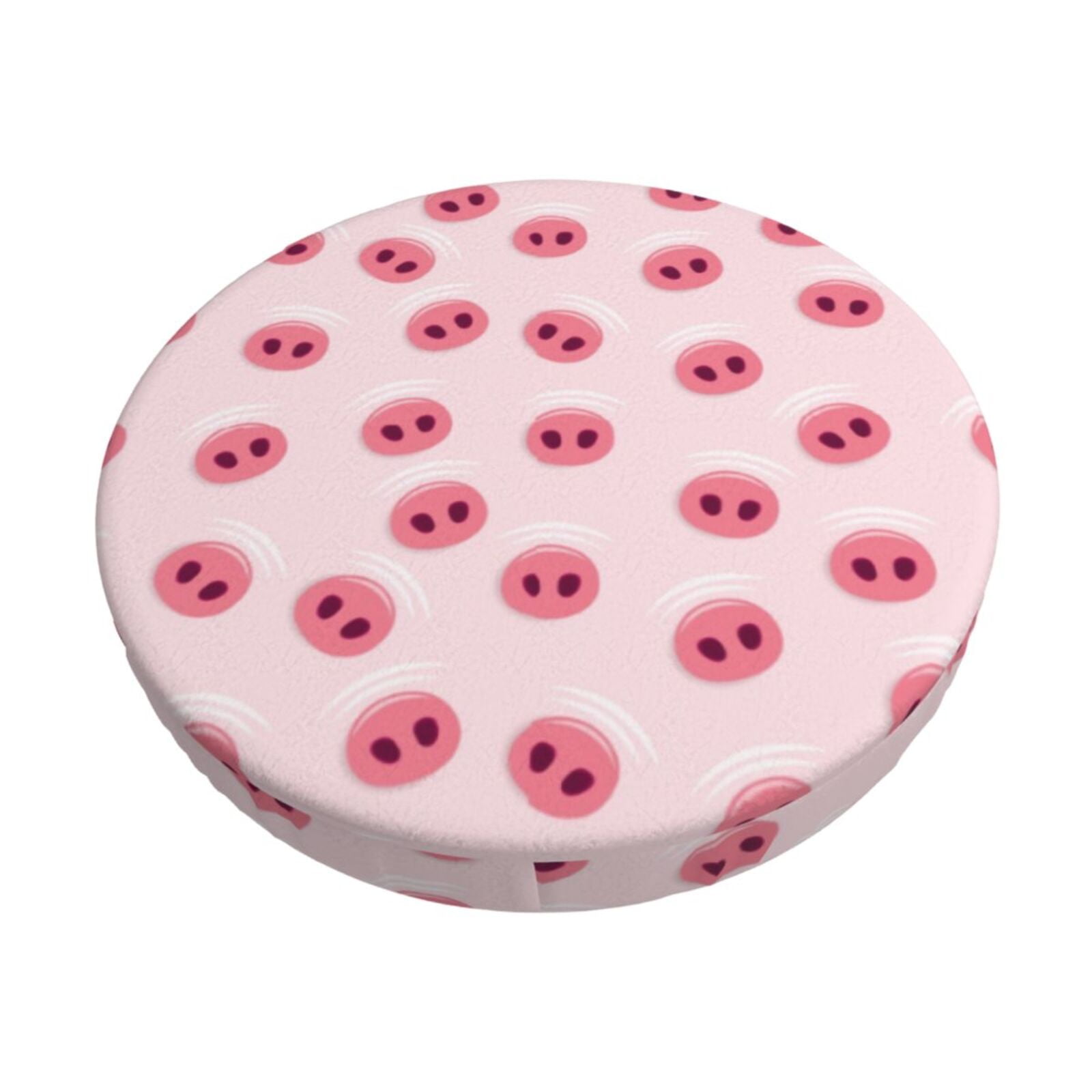 Cauagu Cute Pig Nose Print Round Stool Covers,Seat Cushion for Round ...