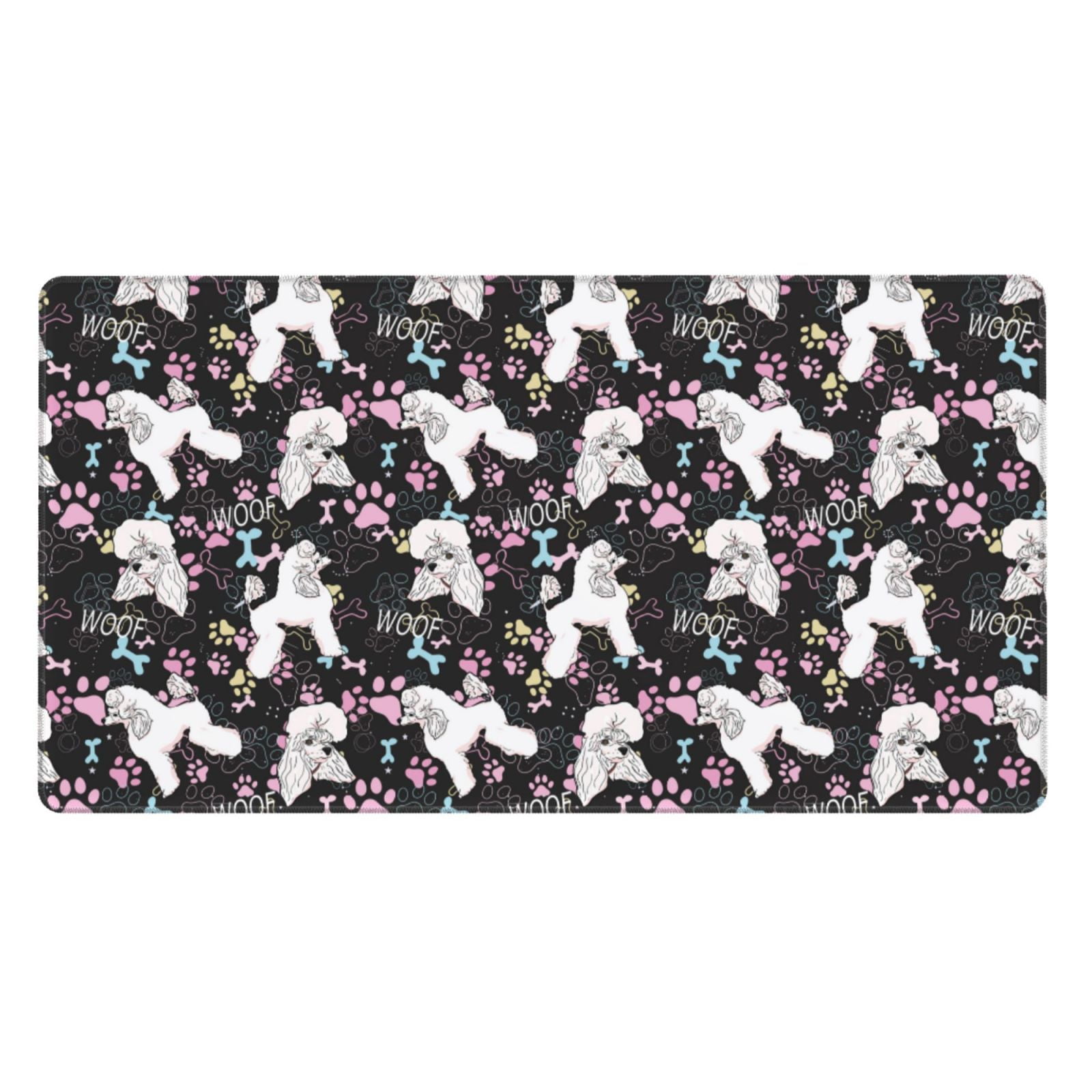 Cauagu Cute Poodle Dog for Large Mouse Pad,XXL Extended Gaming Mouse ...