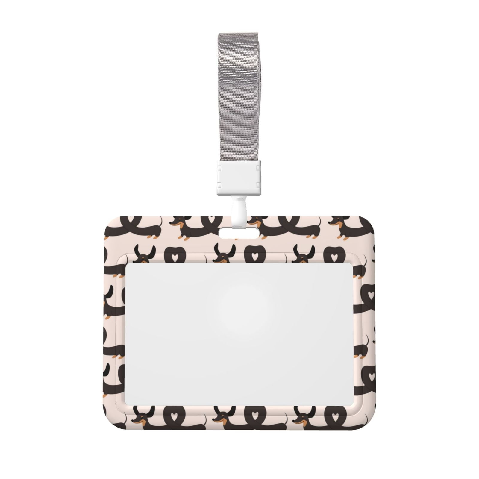 Cauagu Cute Puppy for ID Badge Holder,Badge Holder with Windows Key ...