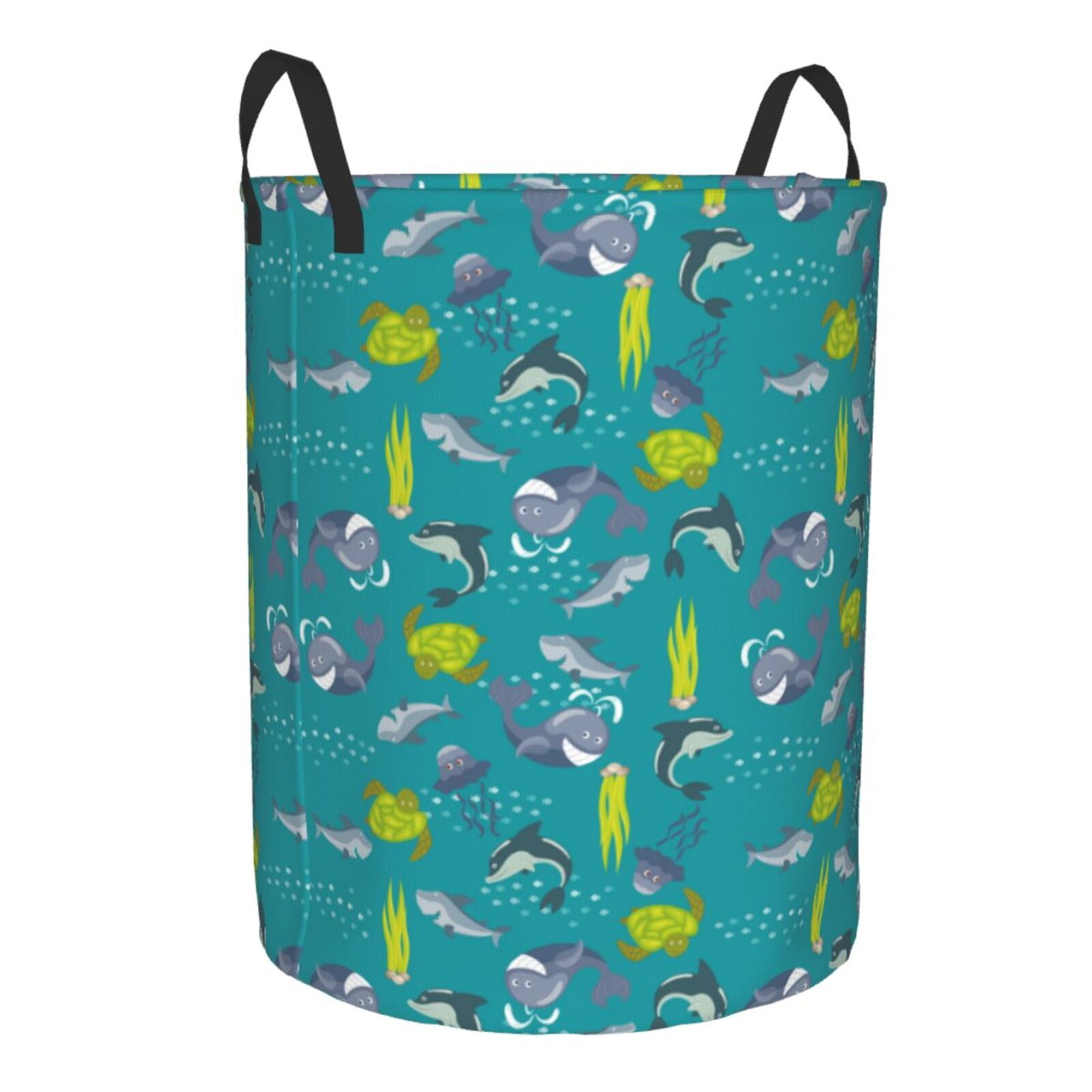 Cauagu Cute Shark Turtle for Laundry Basket,Collapsible Organizer ...