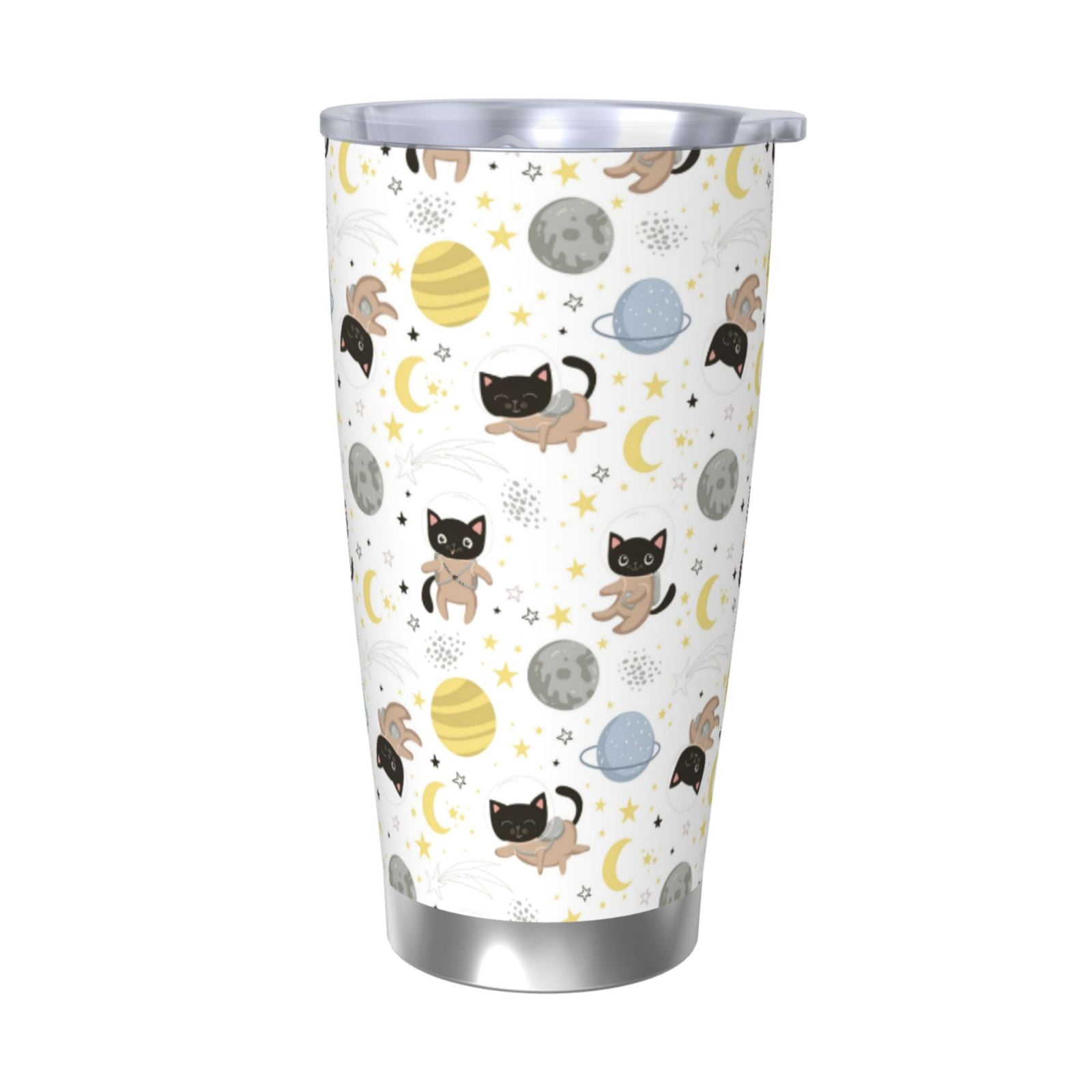Cauagu Cute Sloth Pattern 20oz Tumbler,Stainless Steel Vacuum Insulated ...