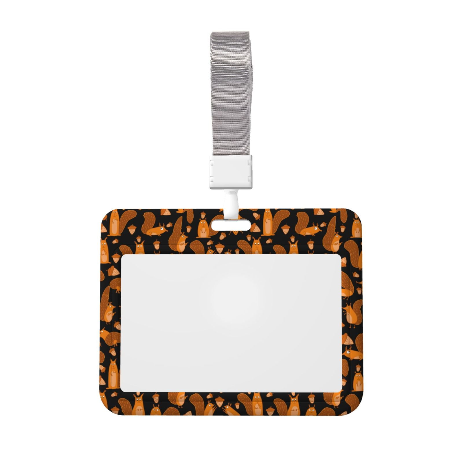 Cauagu Cute Squirrel for ID Badge Holder,Badge Holder with Windows Key ...