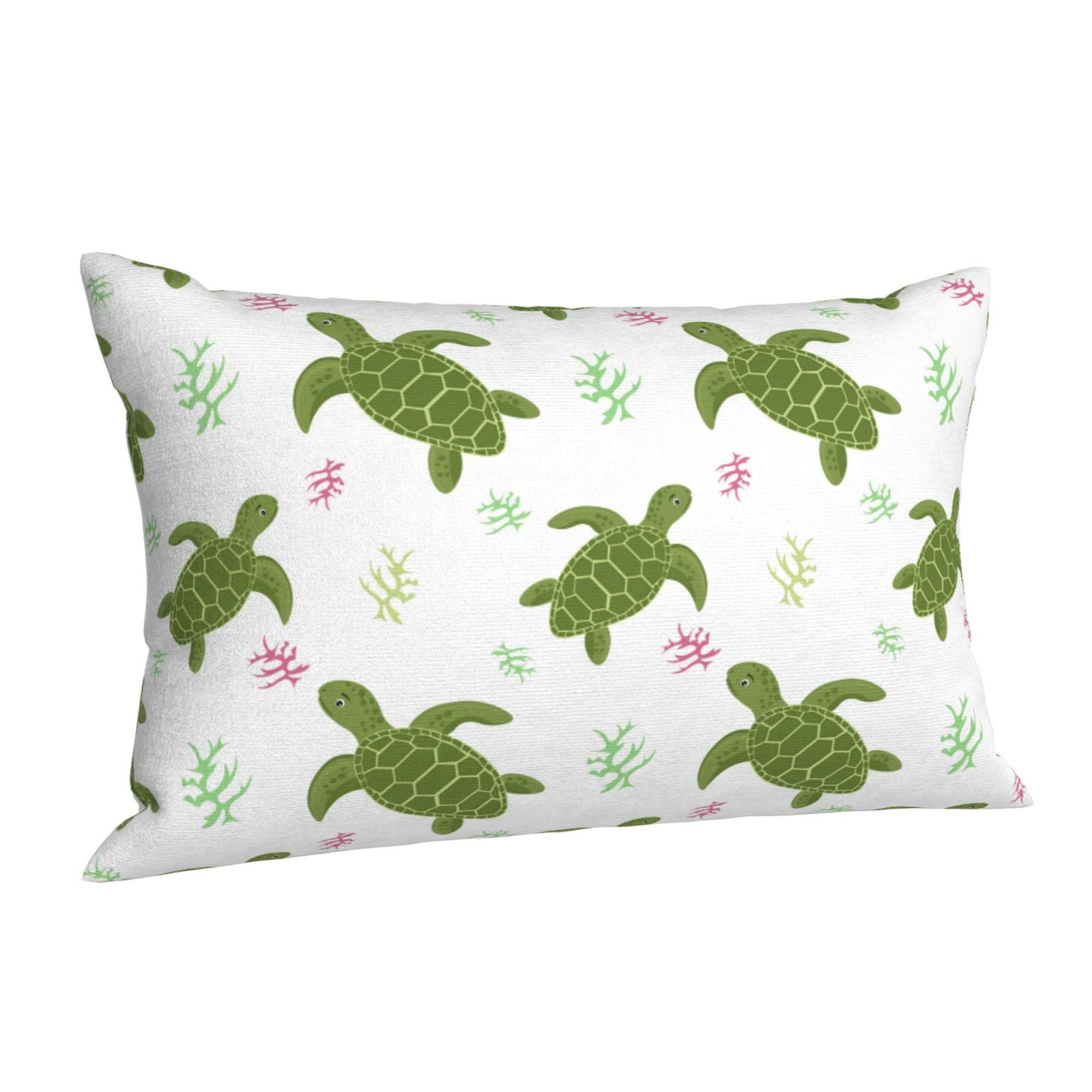 Cauagu Cute Turtle Print Pillow Covers with Envelope Closure,1PC Pillow ...