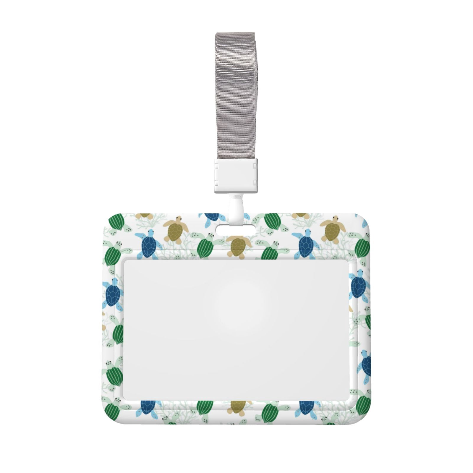 Cauagu Cute Turtle for ID Badge Holder,Badge Holder with Windows Key ...