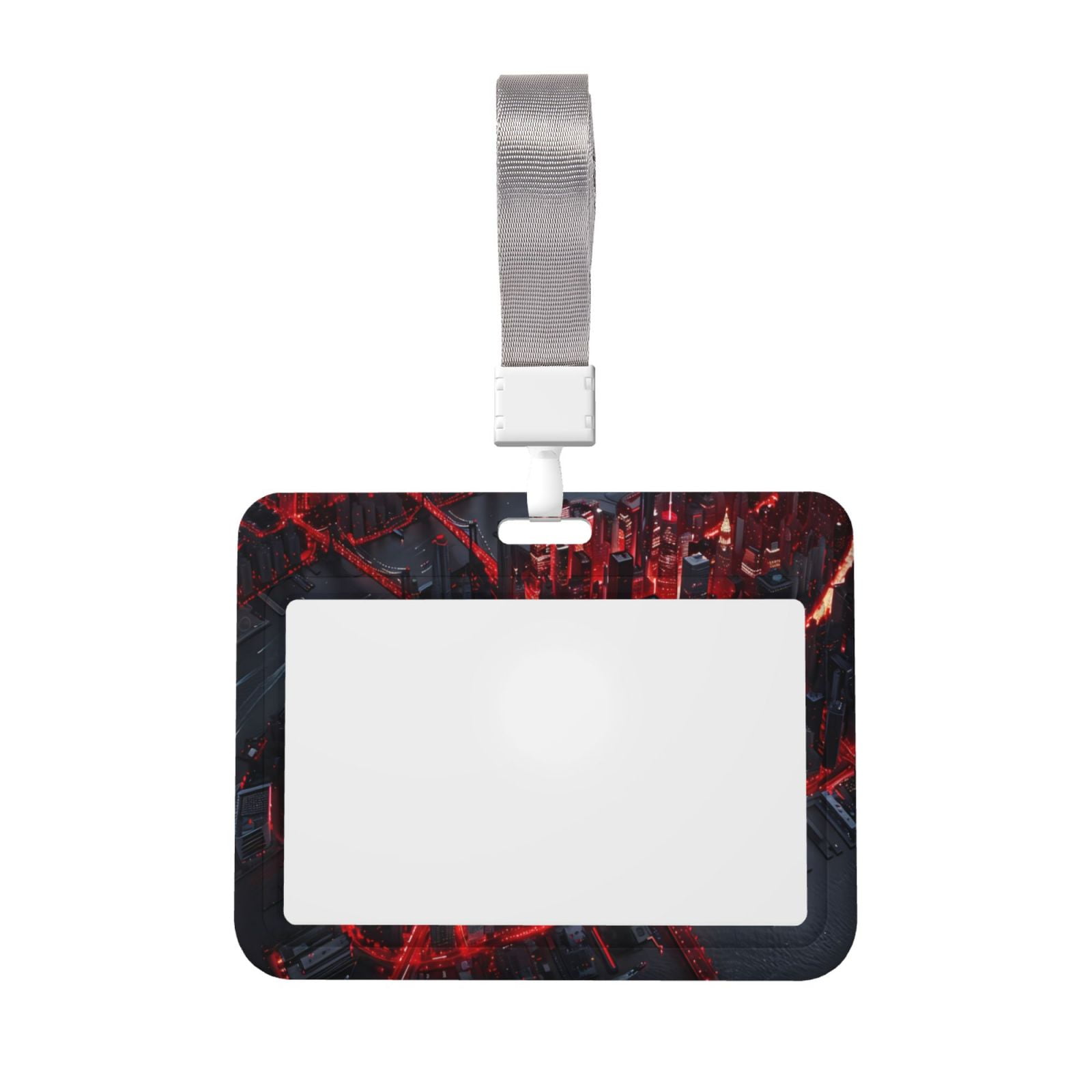 Cauagu Cyberpunk Cityscape Lights for ID Badge Holder,Badge Holder with ...
