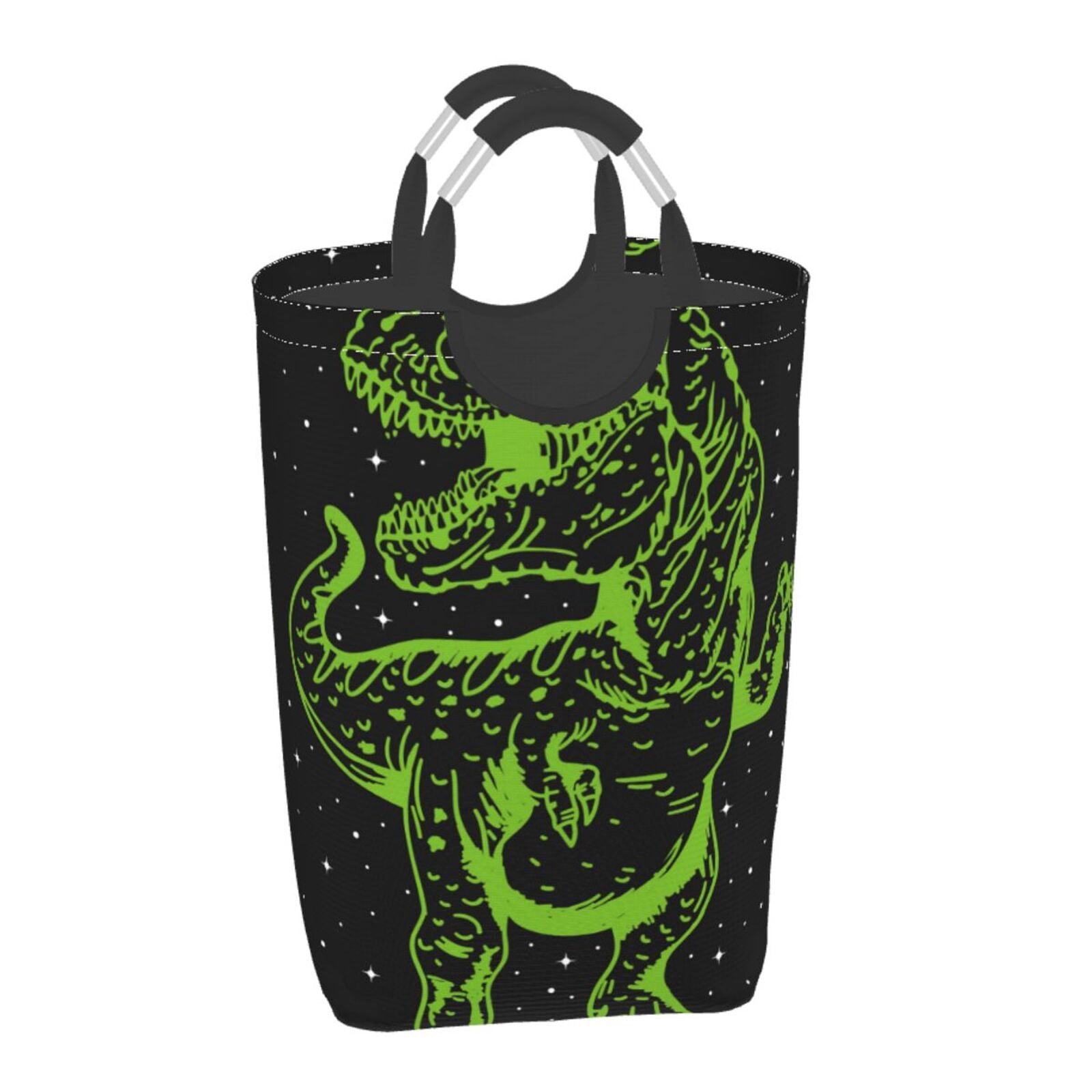 Cauagu DINOSAUR IN SPACE Print Hamper Basket Bin,Extra Large Dirty ...